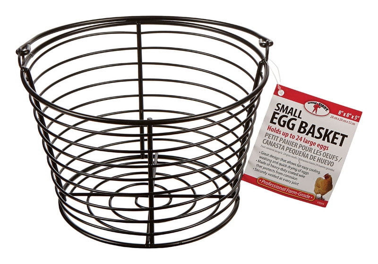 SMALL STEEL EGG BASKET(Pack of 1) - Walmart.com