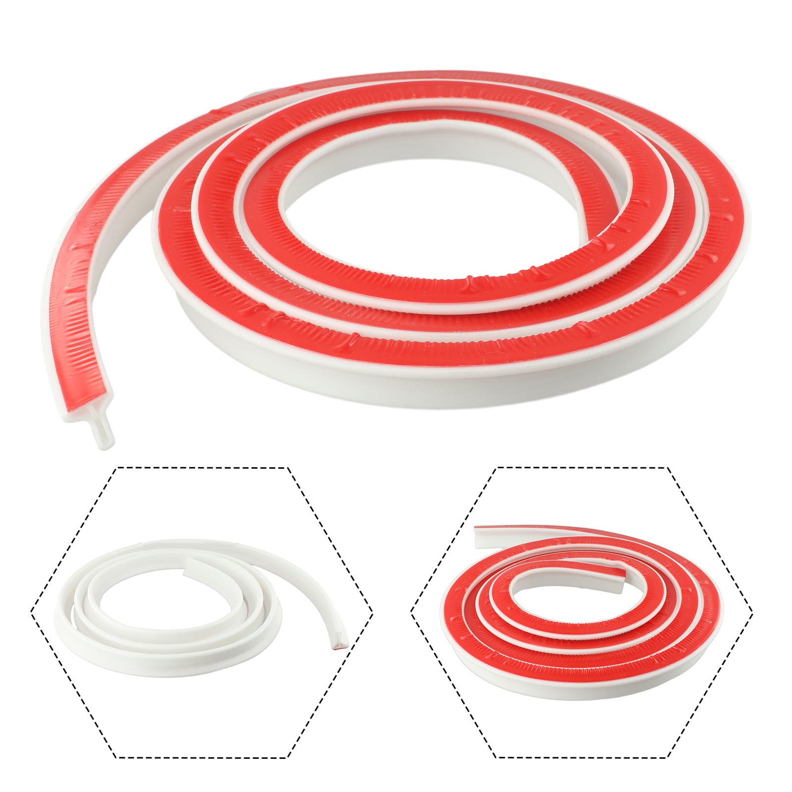 LITTLE HOME 118 Inch Collapsible Shower Water Dam Shower Stopper ...