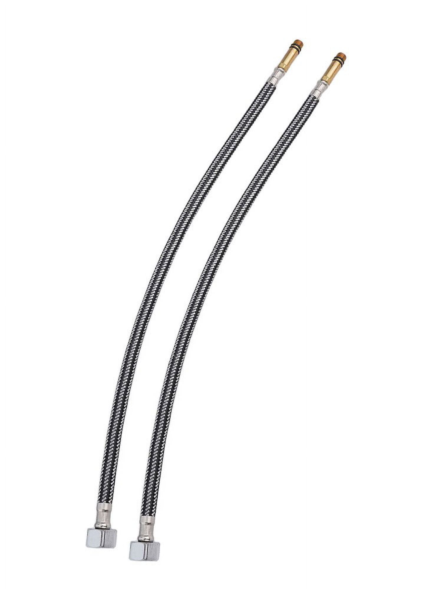 LITTLE HOME 2-Pack G1/2\" Flexible Braided Water Supply Lines 50cm ...