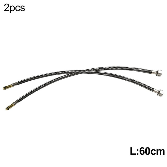 LITTLE HOME 2-Pack G1/2\" Flexible Braided Water Supply Lines 60cm ...