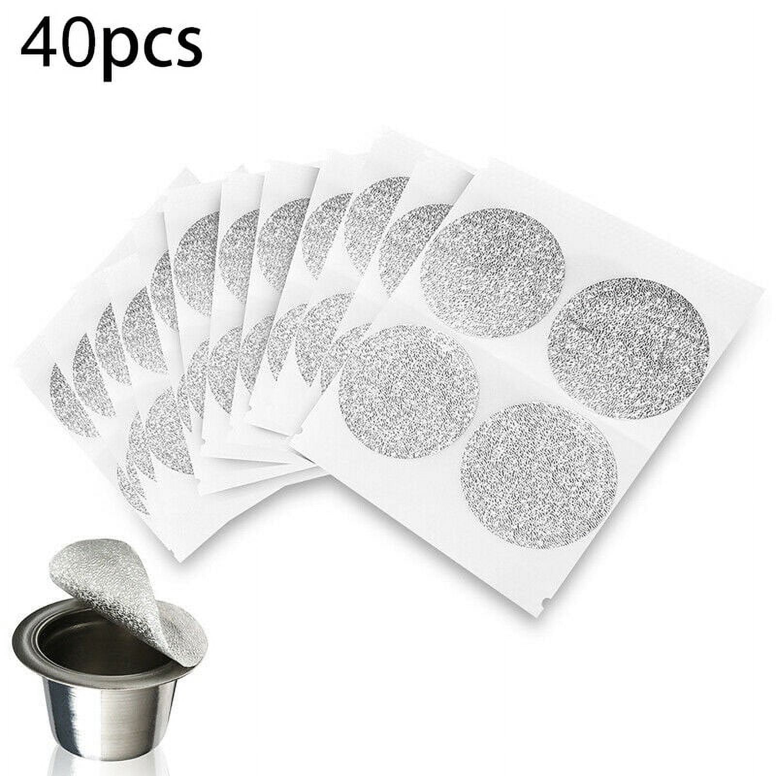 LITTLE HOME 40Pcs Aluminum Foil Coffee Capsule Seal Lids for Pods ...