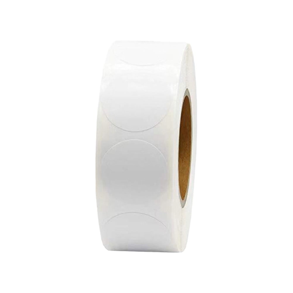 LITTLE HOME 500 Pcs Round Chalkboard Labels 1 Inch Diameter Spice Jar ...