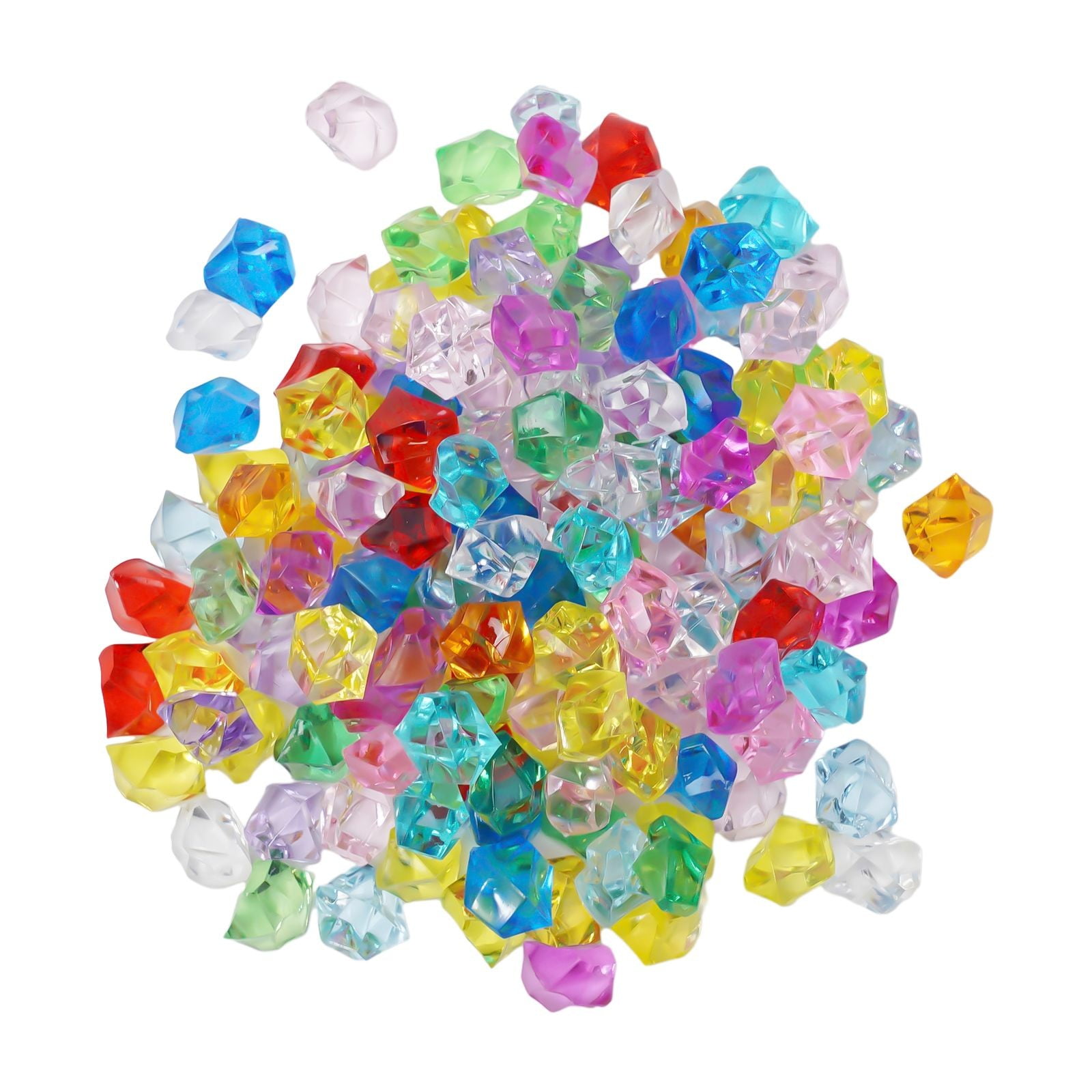LITTLE HOME Acrylic Ice Rock Crystals Treasure Gems for Table Scatters ...
