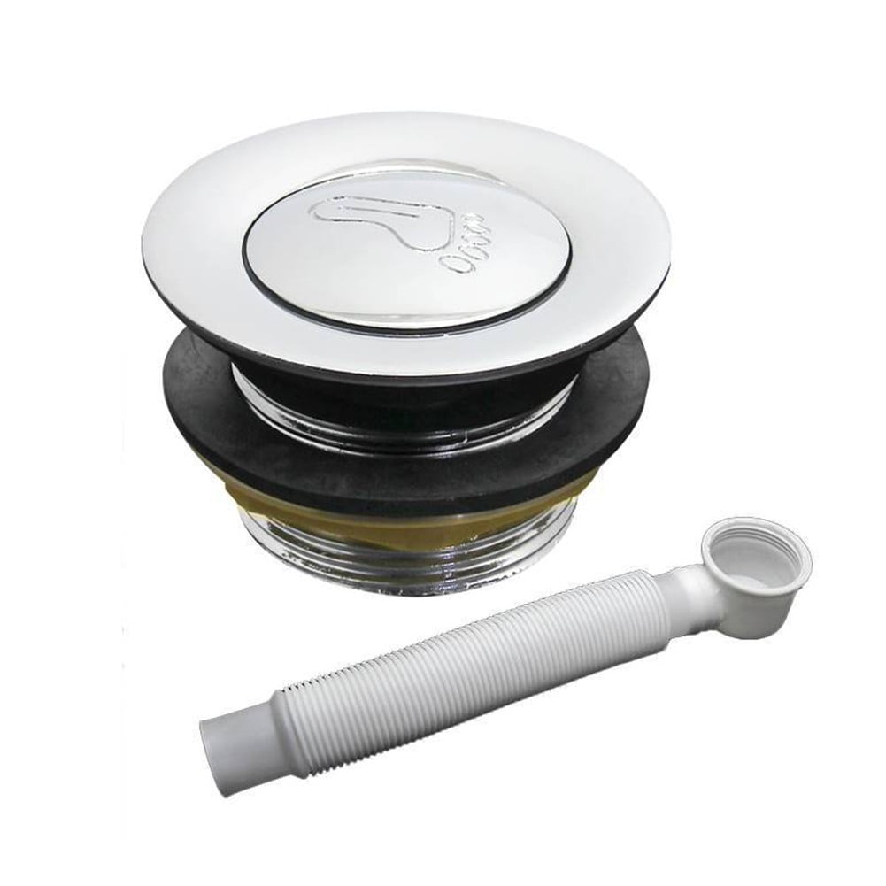 LITTLE HOME Alloy Bathtub Waste Drain Pop Up Plug Floor Drain for ...