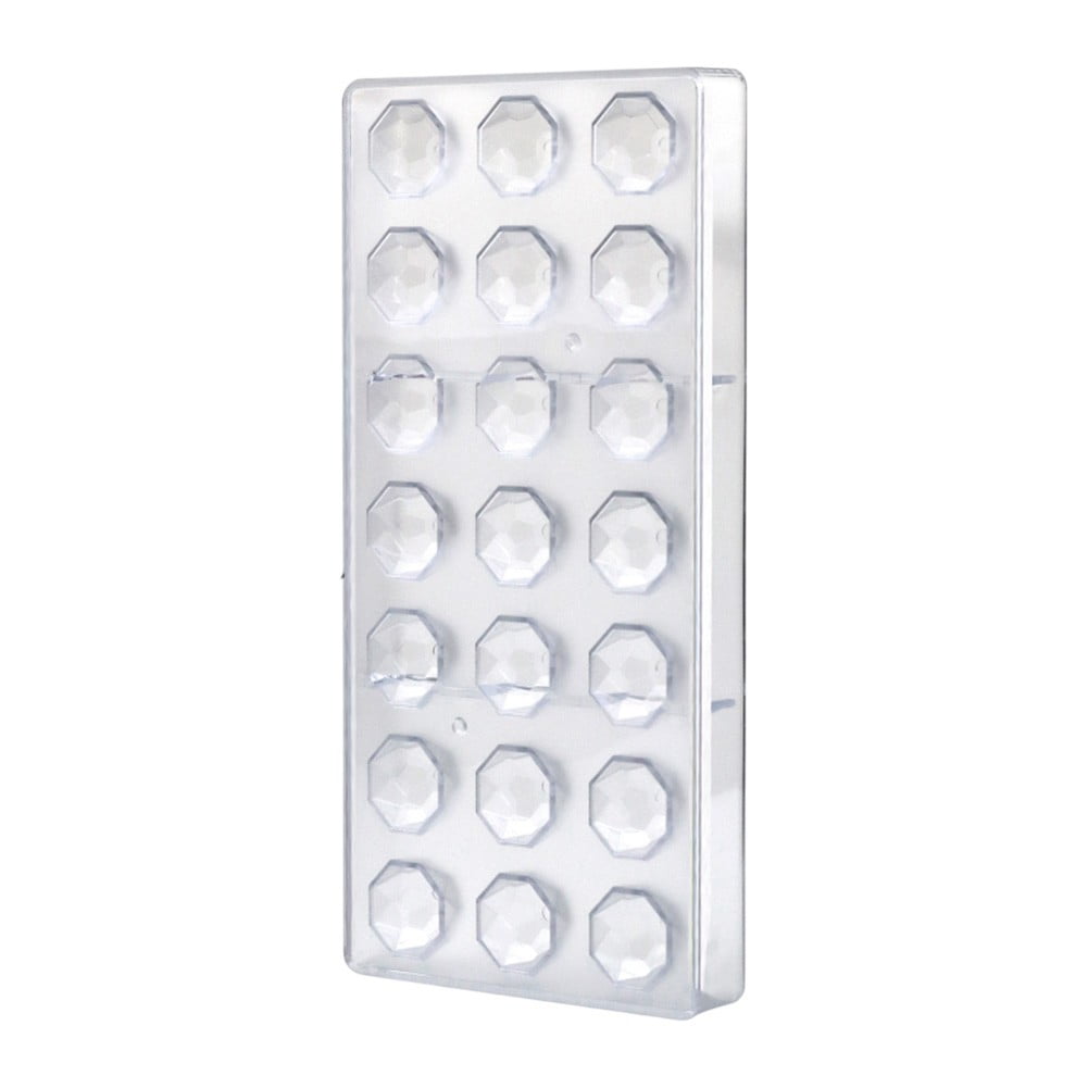 LITTLE HOME Hard Transparent Plastic Chocolate Mold for Candy Making ...