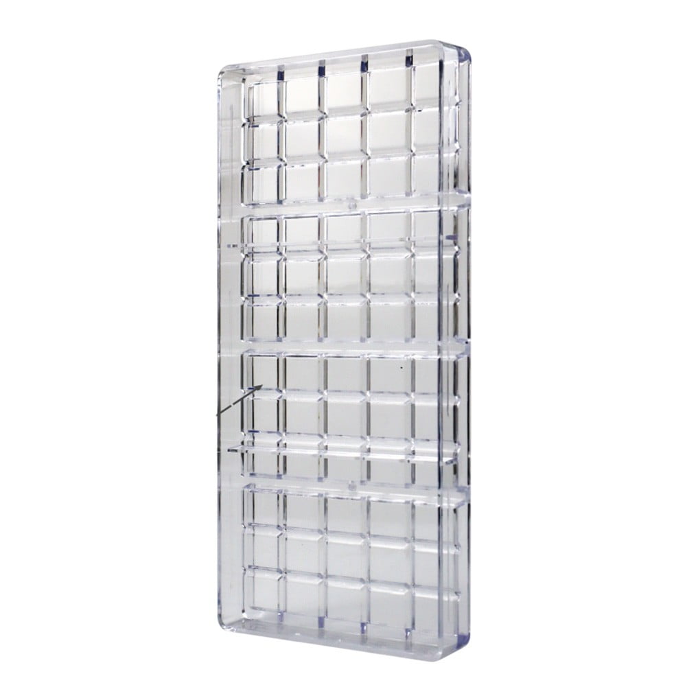 LITTLE HOME Hard Transparent Plastic Chocolate Mold for Candy Making ...