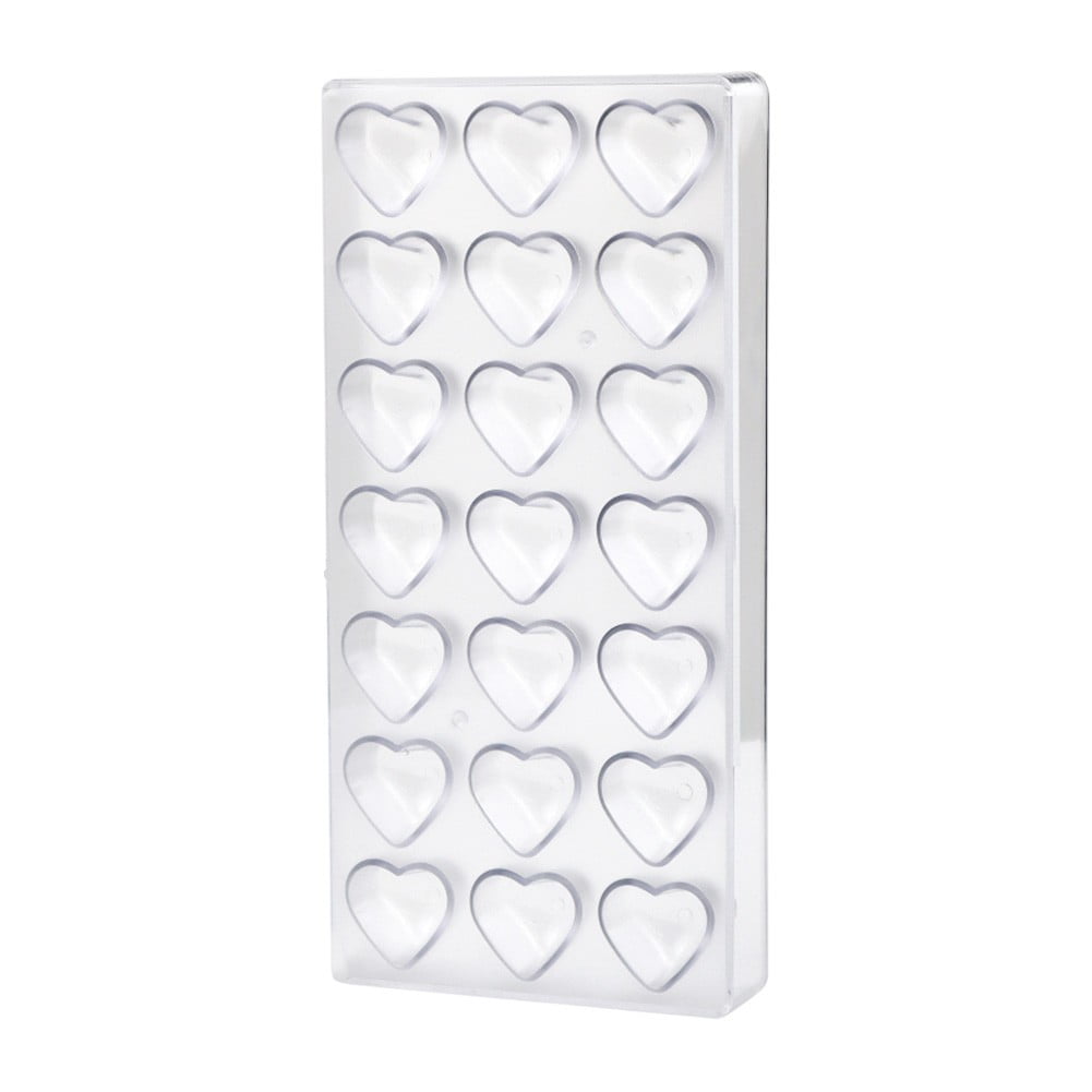 LITTLE HOME Hard Transparent Plastic Chocolate Mold for Candy Making ...