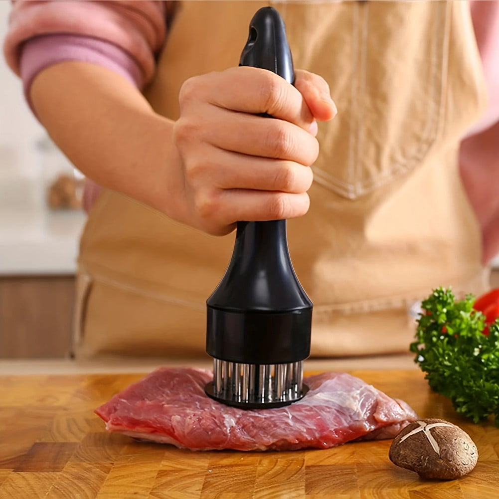 LITTLE HOME Premium Stainless Steel Meat Tenderizer Mallet, Dual-Sided ...