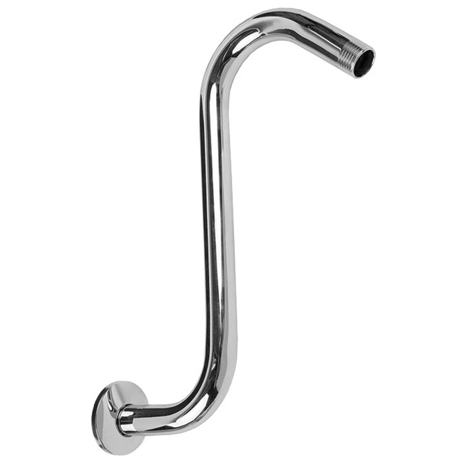 LITTLE HOME S-Shaped Stainless Steel Shower Arm Extension, NPT Shower ...