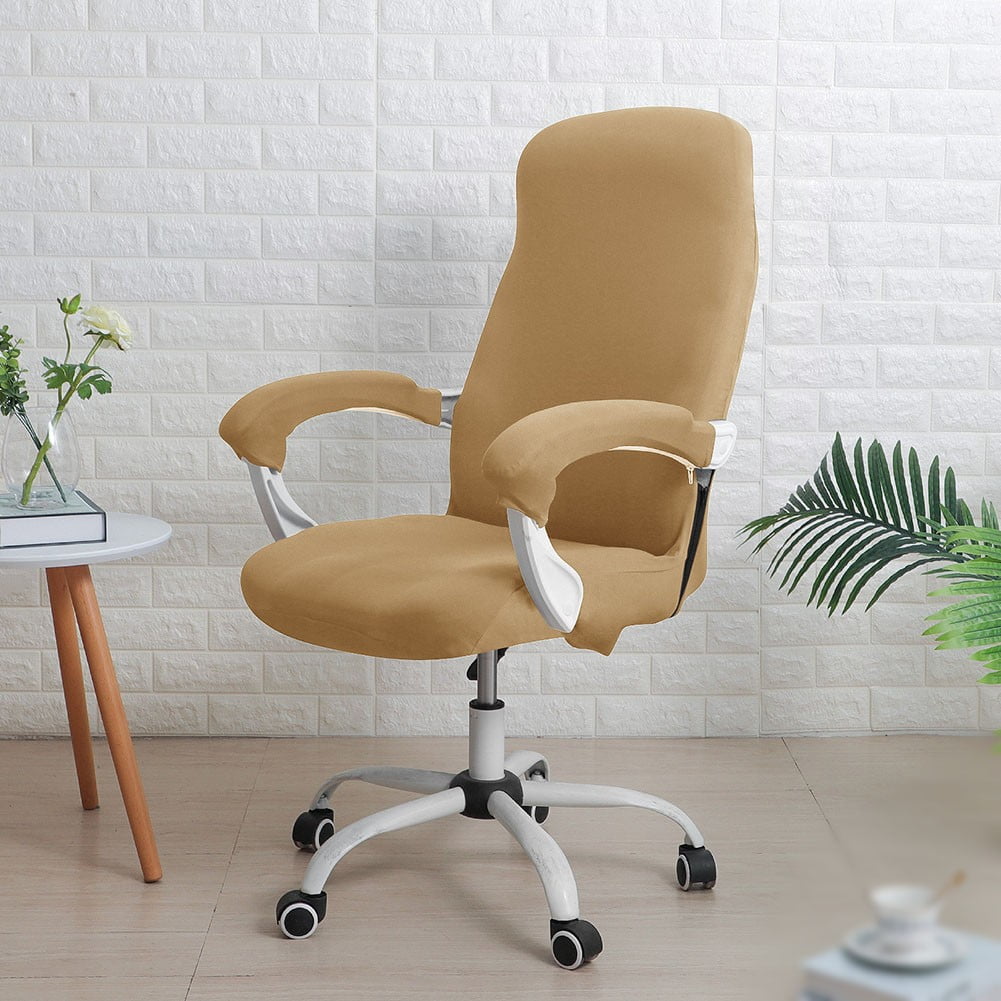 LITTLE HOME Swivel Chair Cover for Office Computer Chair, Elastic ...