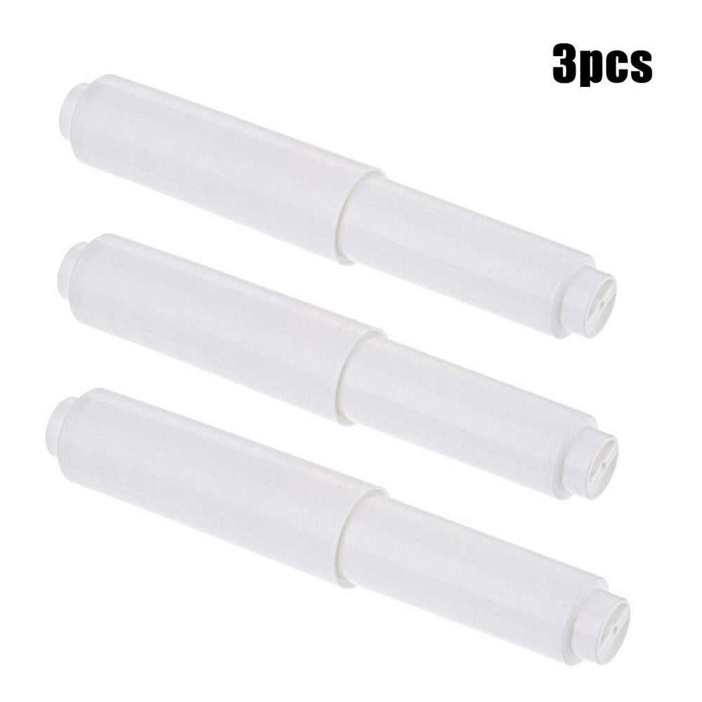 LITTLE HOME White Replacement Toilet Paper Roll Holder Spindle Insert ...