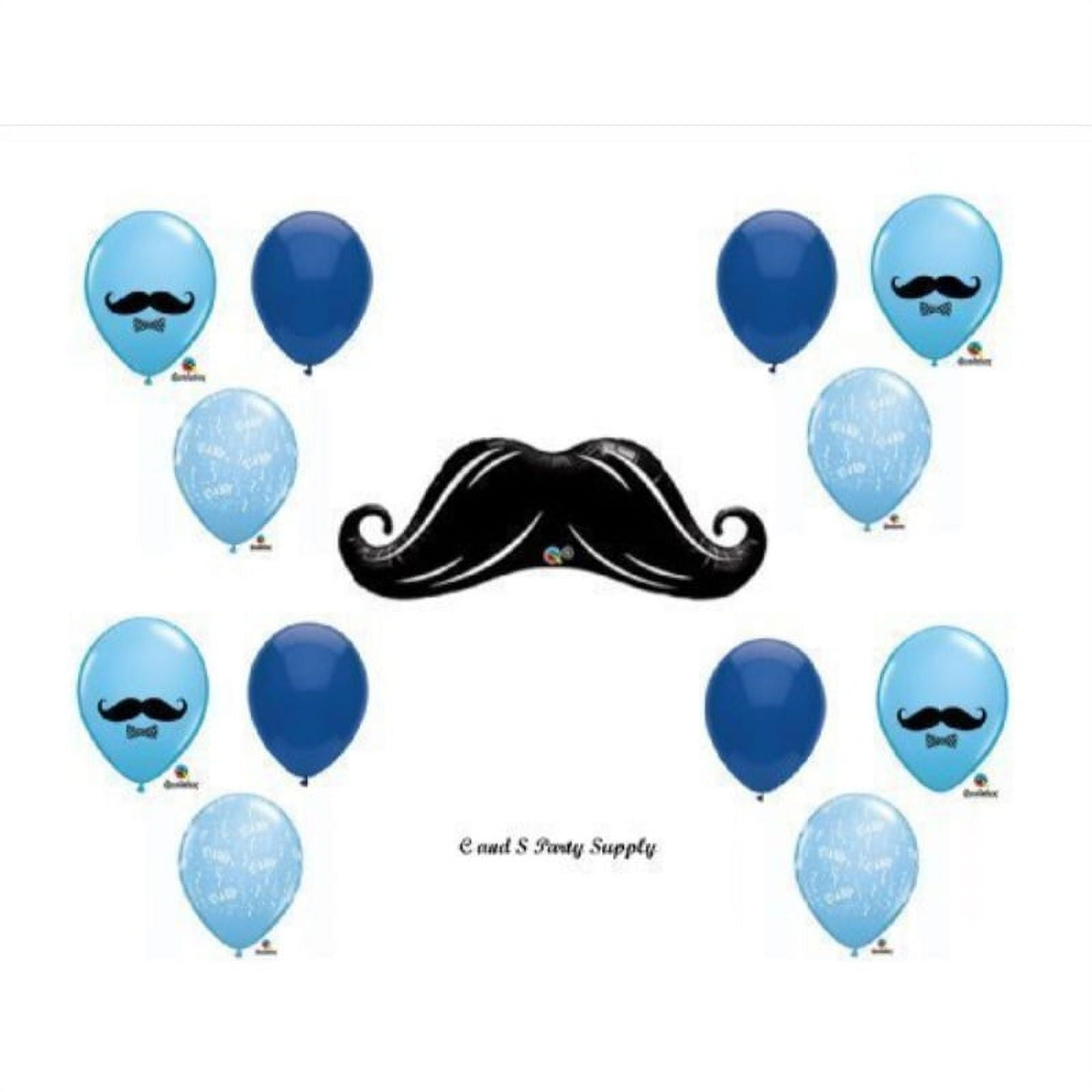 LITTLE MAN MUSTACHE BABY SHOWER Balloons Decorations Supplies....13 ...