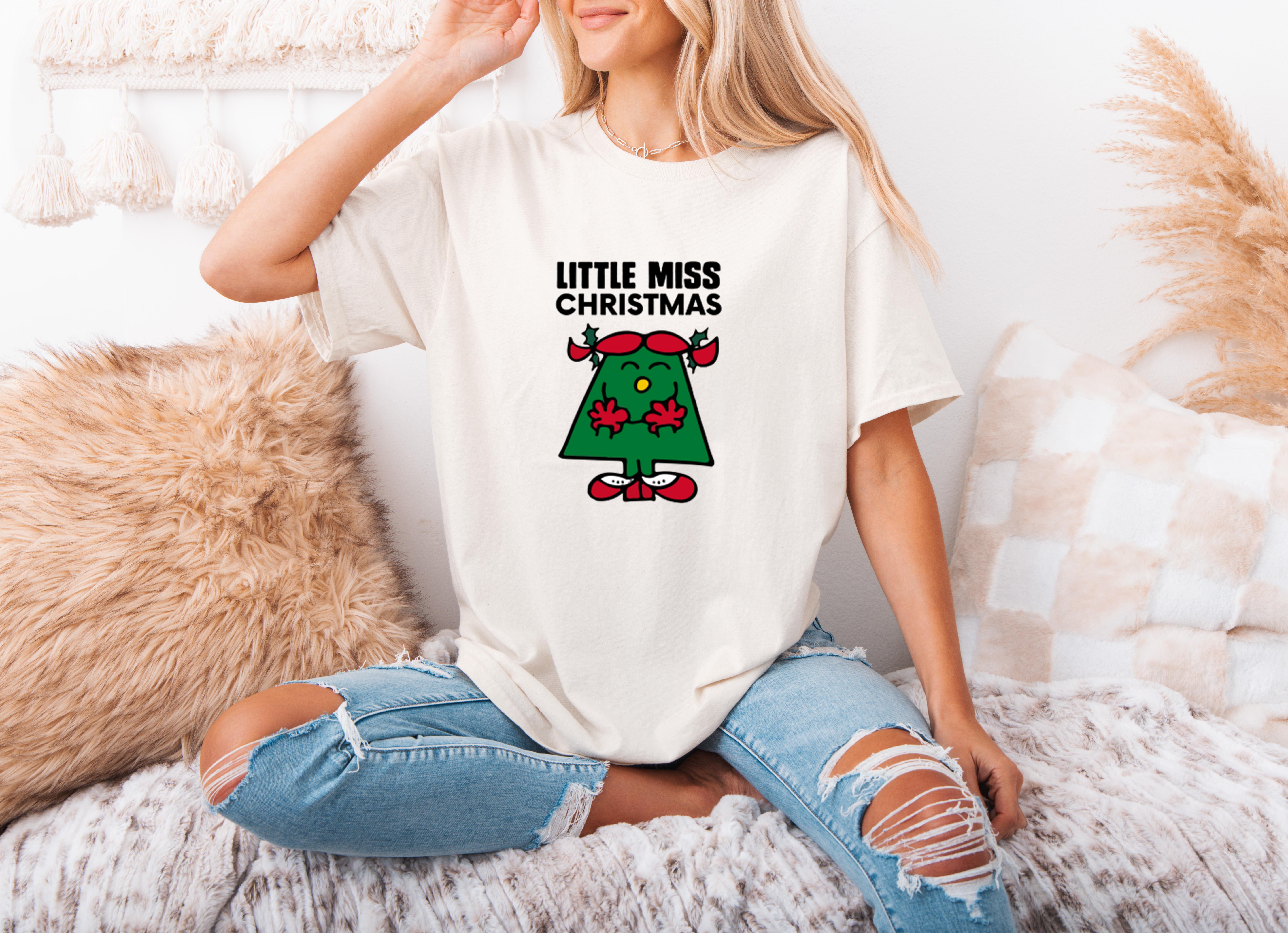 LITTLE MISS CHRISTMAS Holiday Funny Character Book Nostalgia Meme Jolly ...