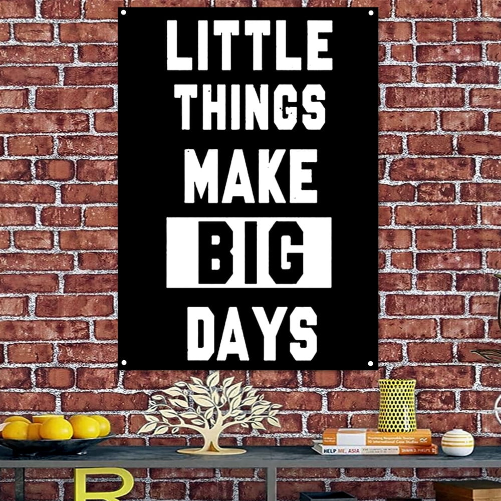 LITTLE THINGS MAKE BIG DAYS - Motivational Quotes Gym Posters ...