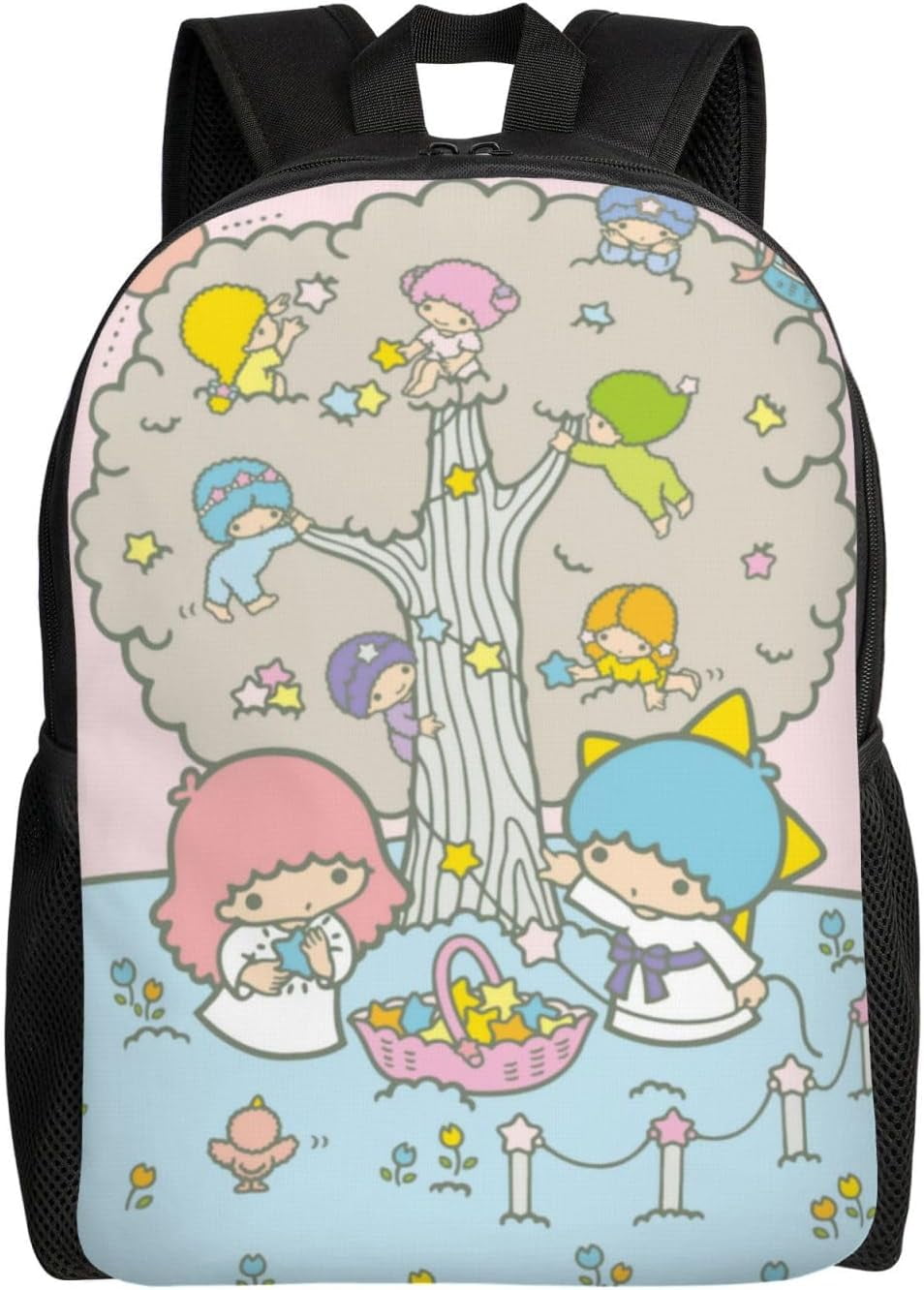 LITTLE TWIN STARS Cartoon Casual Backpack Laptop Business Travel ...