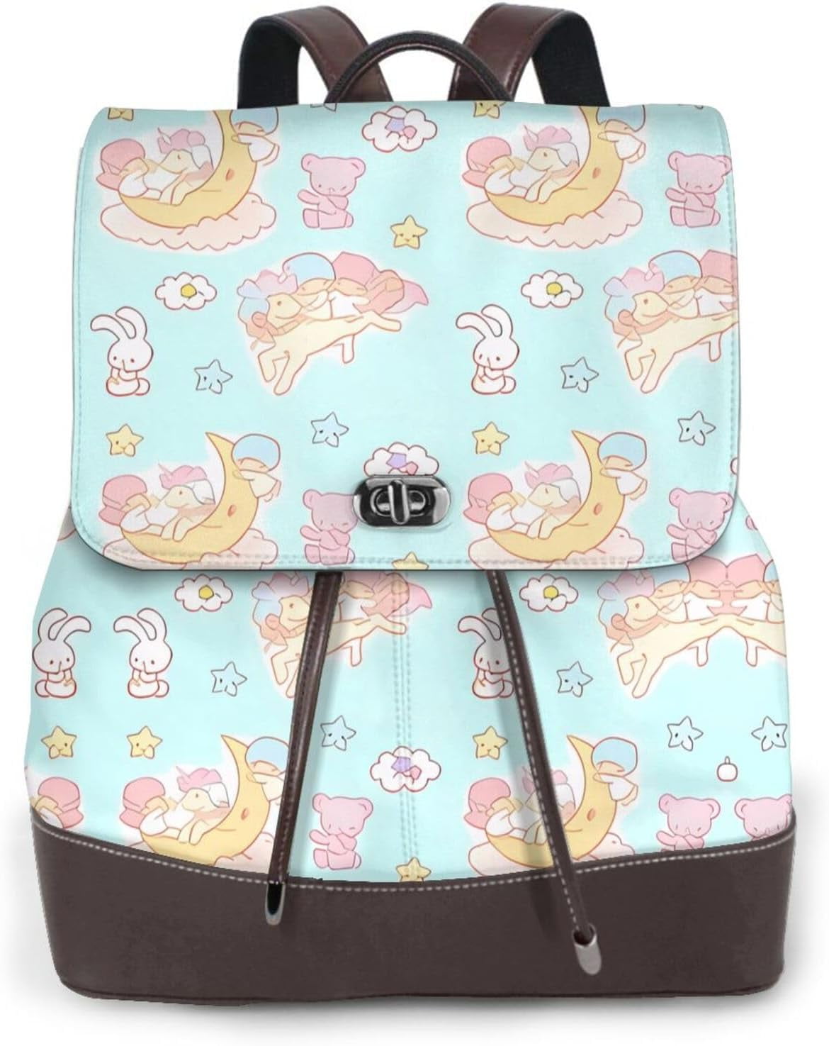 LITTLE TWIN STARS Cartoon Casual Backpack Laptop Business Travel ...