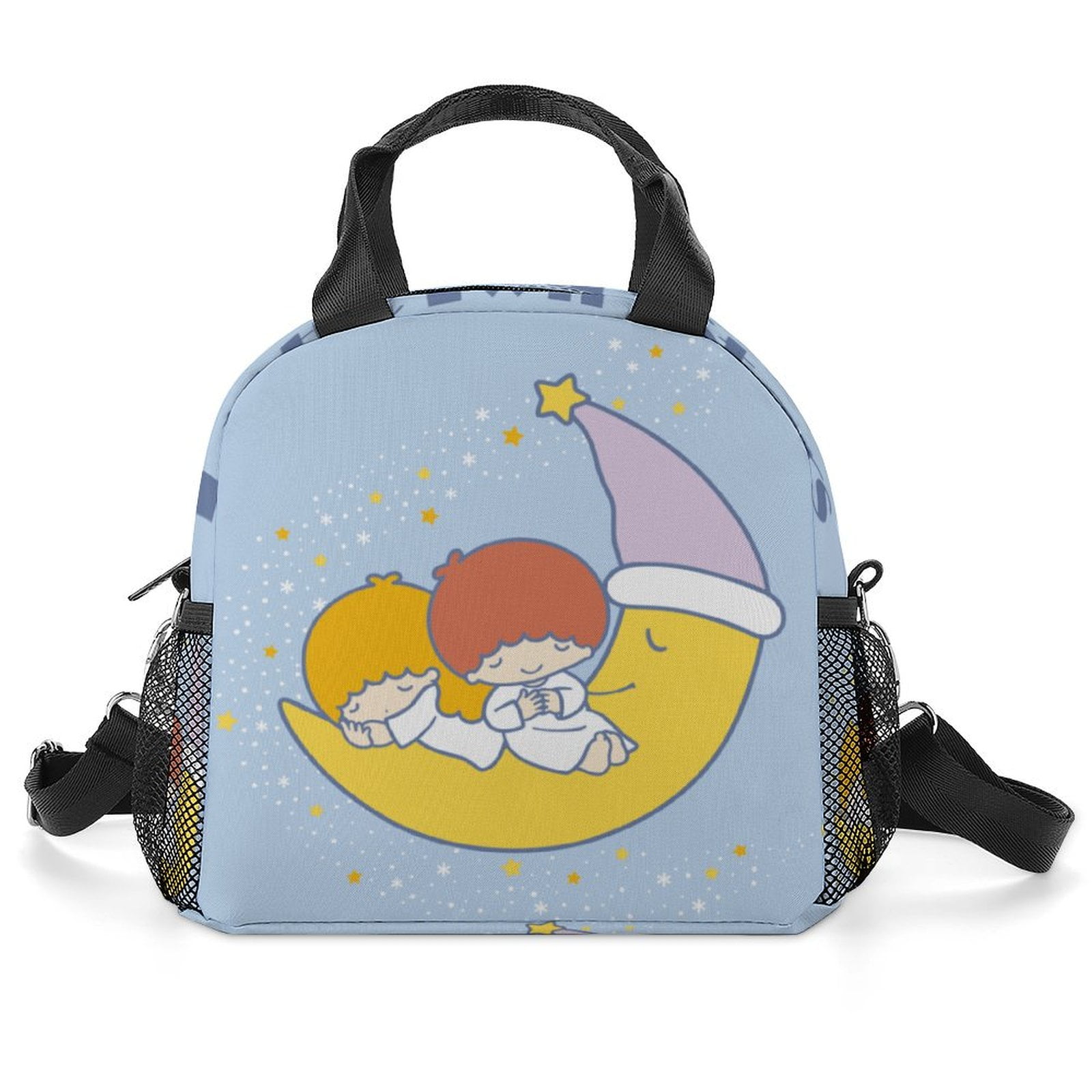 LITTLE TWIN STARS Lunch Bag Insulated Crossbody Anime for Work Picnic ...