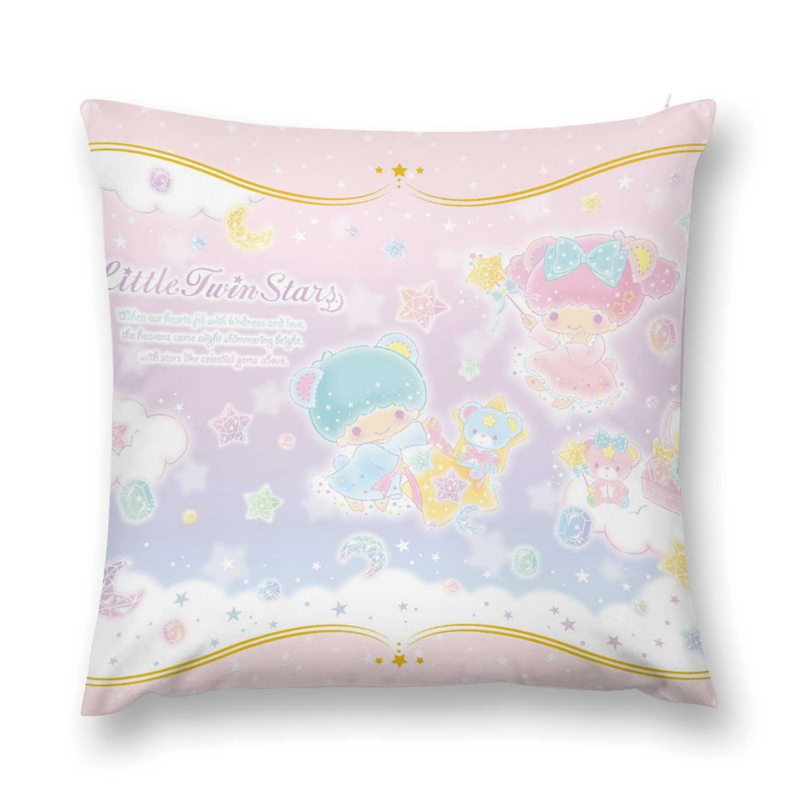 LITTLE TWIN STARS Pillowcase Cartoon Anime for Living Room Bedroom ...