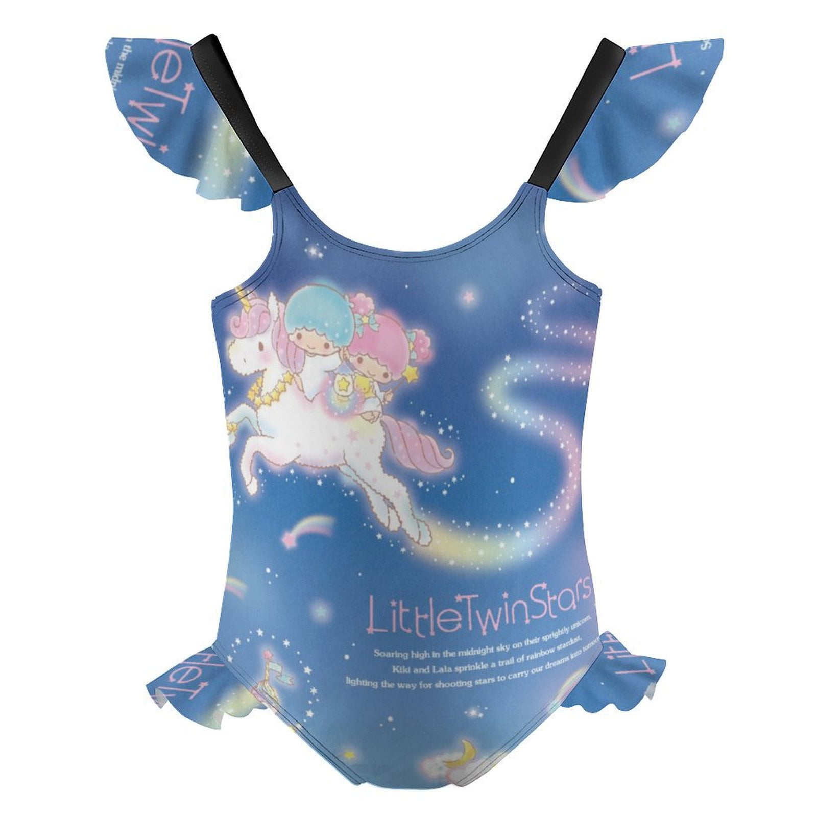 LITTLE TWIN STARS Swimsuit Anime Cute for Girls Gift 8-10Y（130cm ...