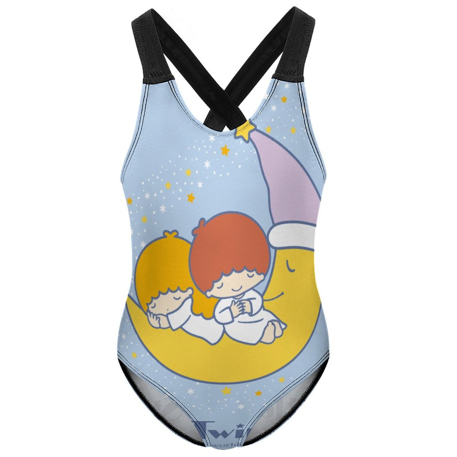 LITTLE TWIN STARS Swimsuit Anime Cute for Girls Gift 8-10Y（130cm ...