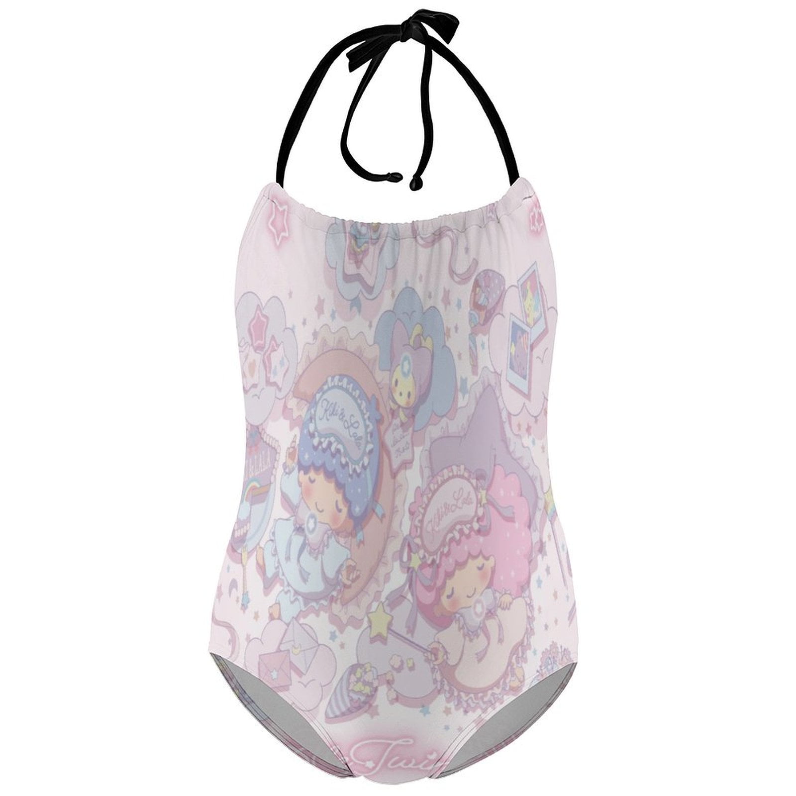 LITTLE TWIN STARS Swimsuit Anime Cute for Girls Gift 8-10Y（130cm ...