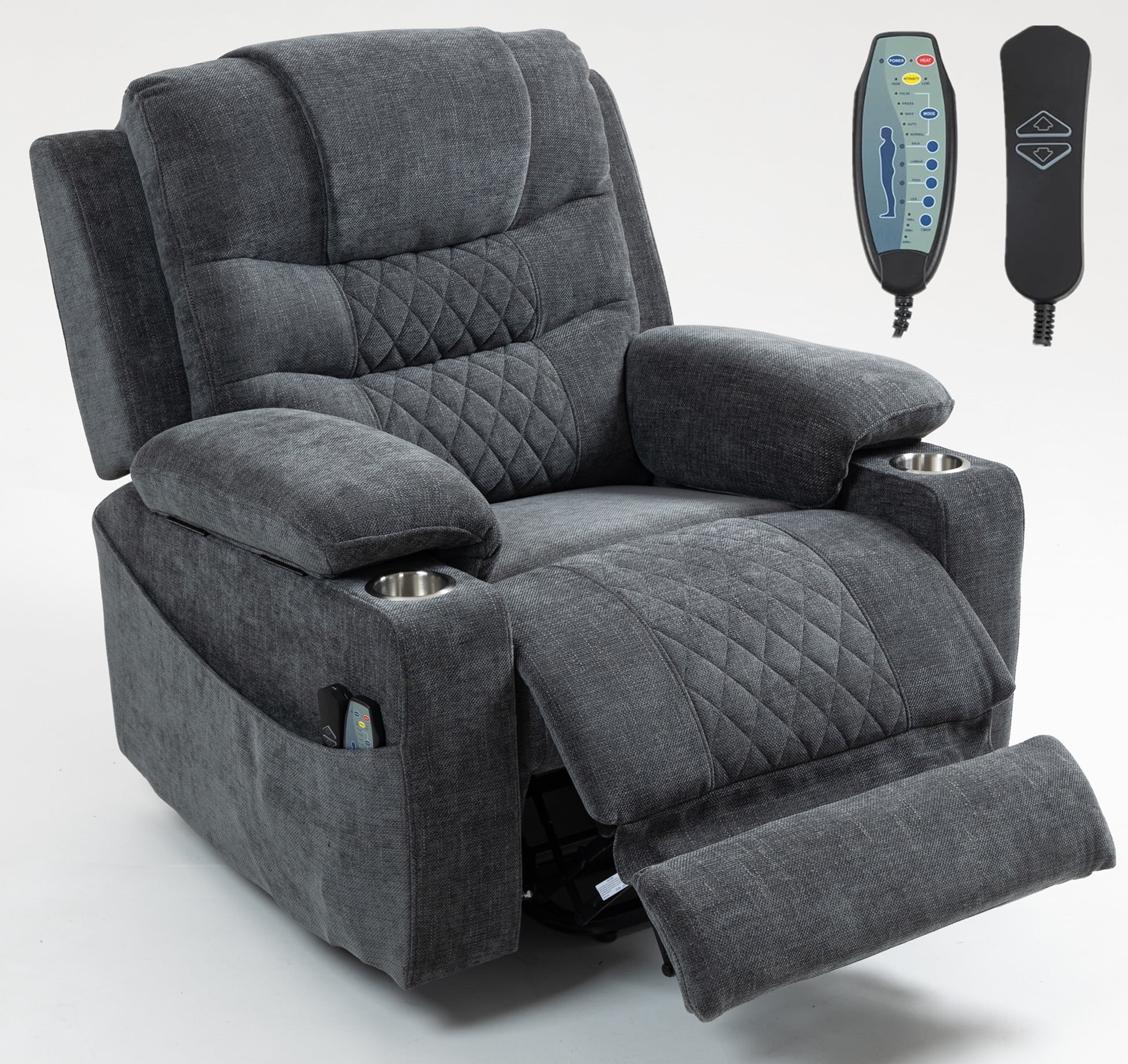 LITVZ Infinite Position Lay Flat Lift Chairs Recliners for Elderly ...