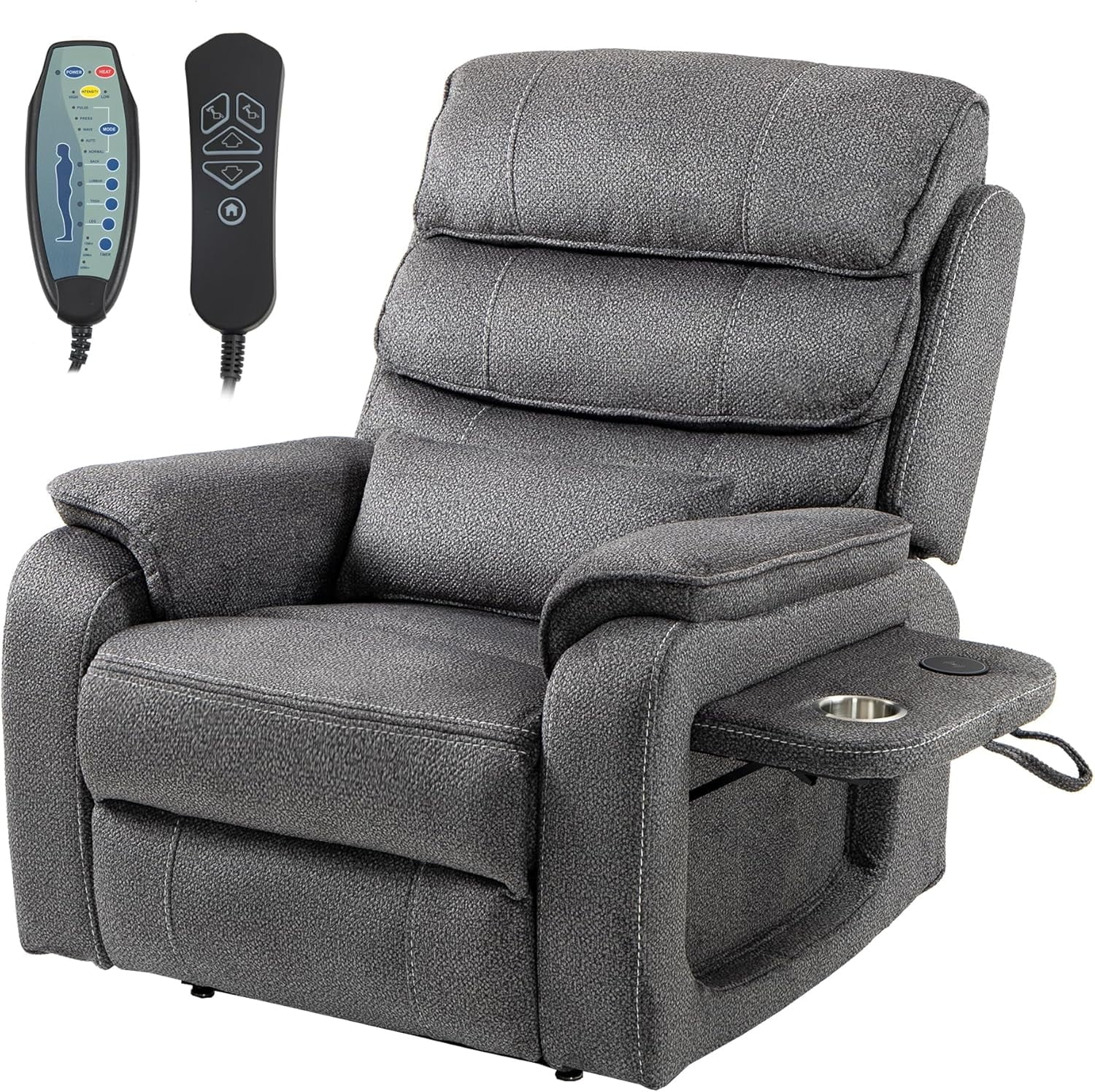 LITVZ Large Lift Chairs Recliner for Elderly, Infinite Position Dual ...