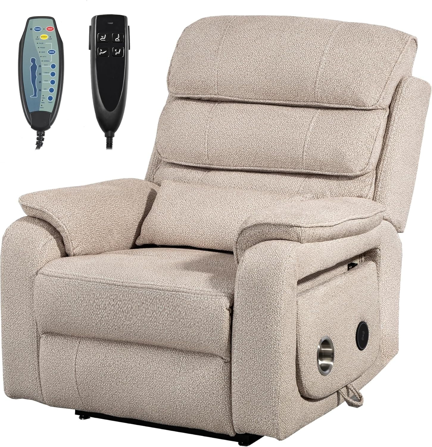 LITVZ Large Lift Chairs Recliner for Elderly, Infinite Position Dual ...