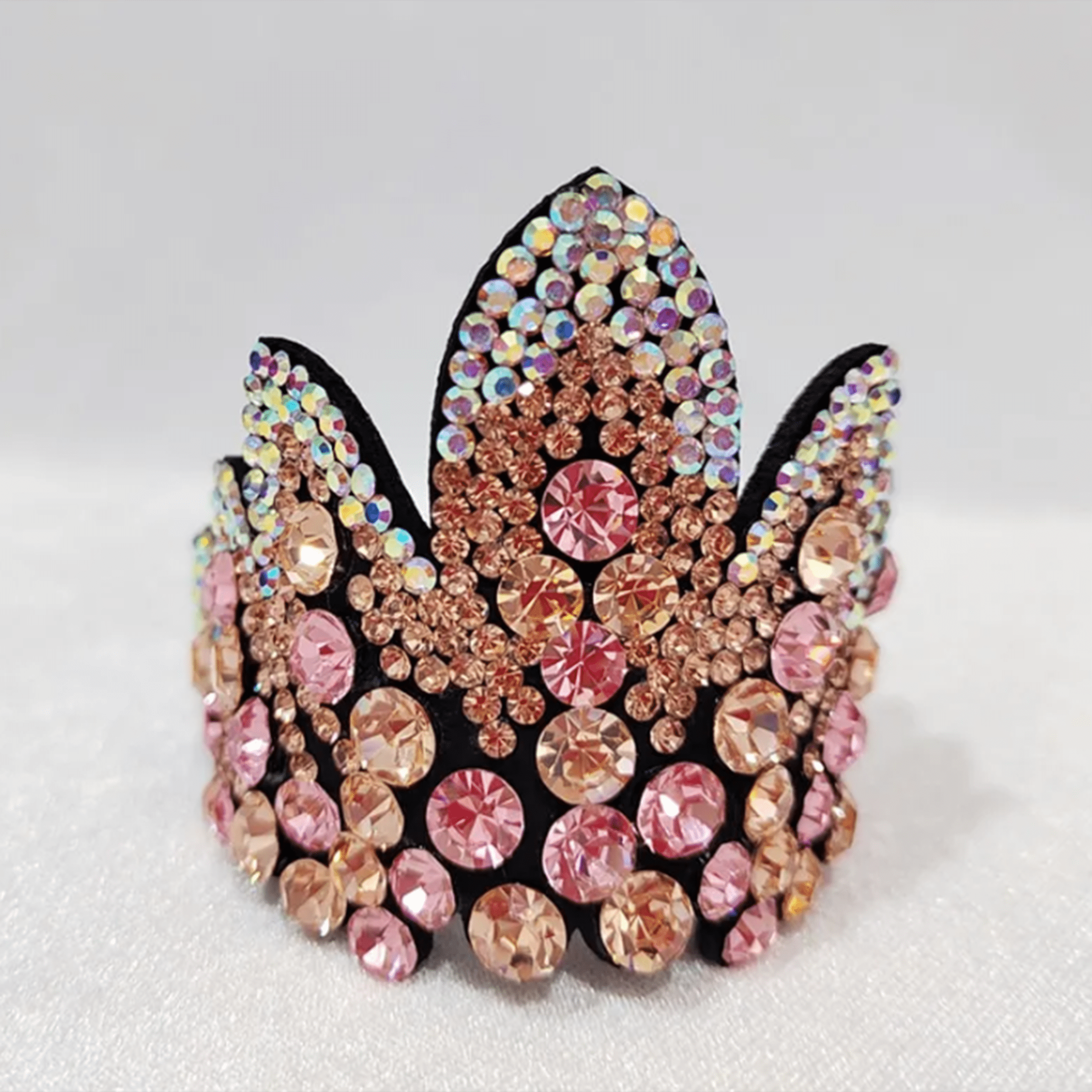 LIUHUO Rhinestones Crown Girls Hair Accessories Rhythmic Gymnastics ...