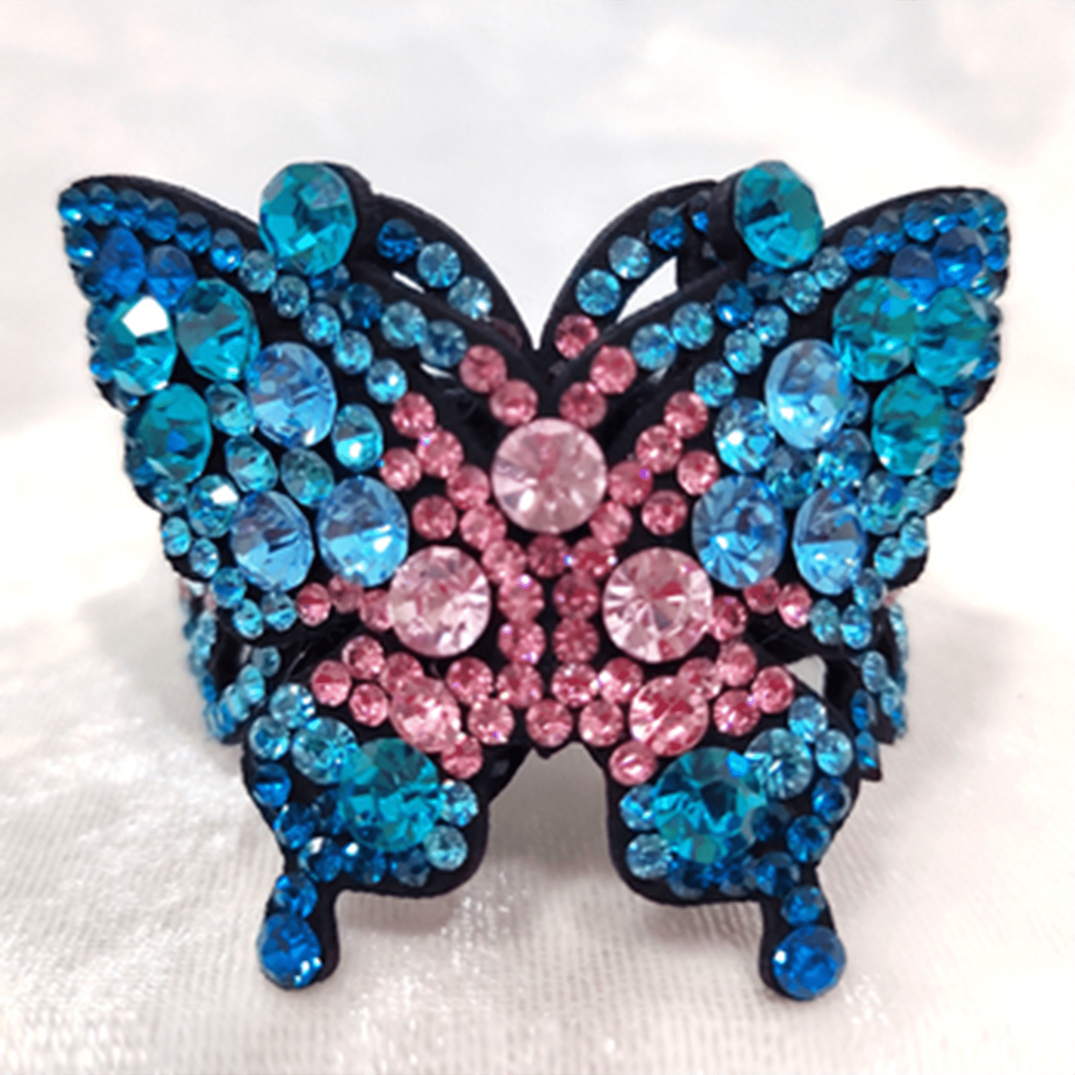 LIUHUO Rhinestones Crown Girls Hair Accessories Rhythmic Gymnastics Cheerleading Dance ...