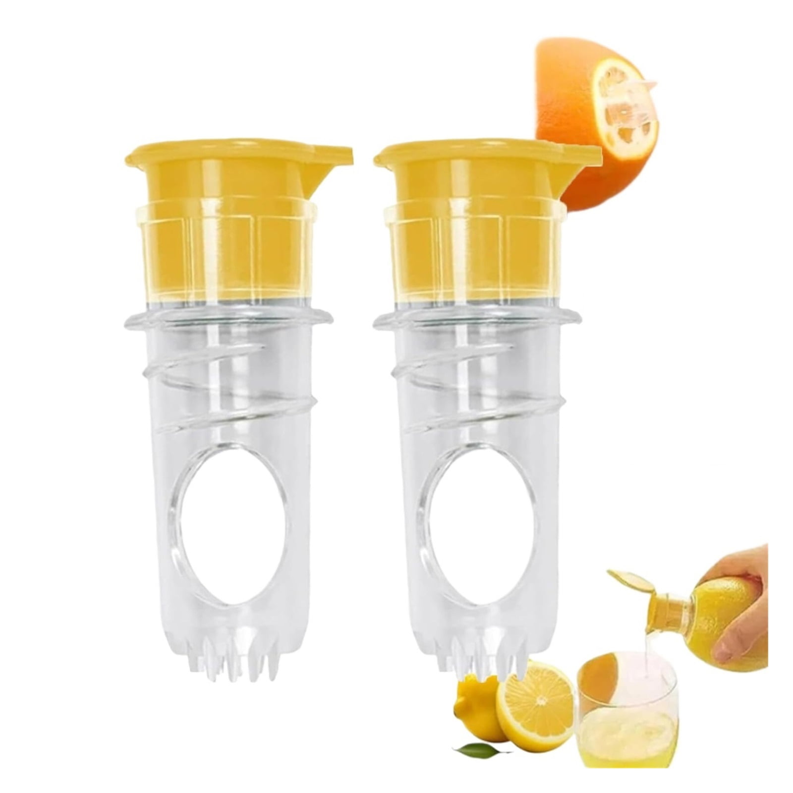 LIUJ Lemon Squeezer,Lemon Mini Squeezer Screw Top with Built-In Filter ...