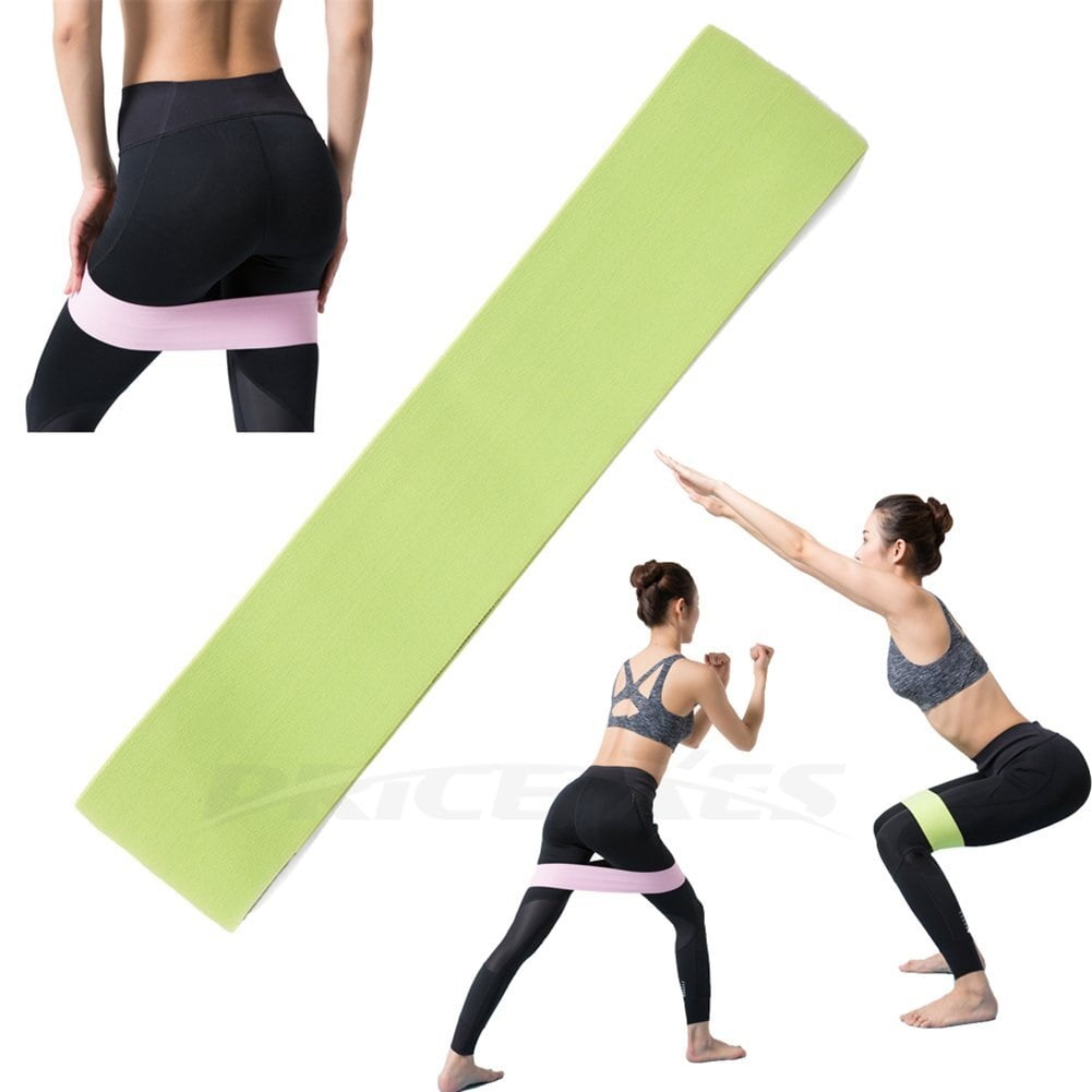LIUJ Peach Booty Hip Bands, Non Slip & Never Roll Exercise Resistance Bands Circle, Leg Glute ...