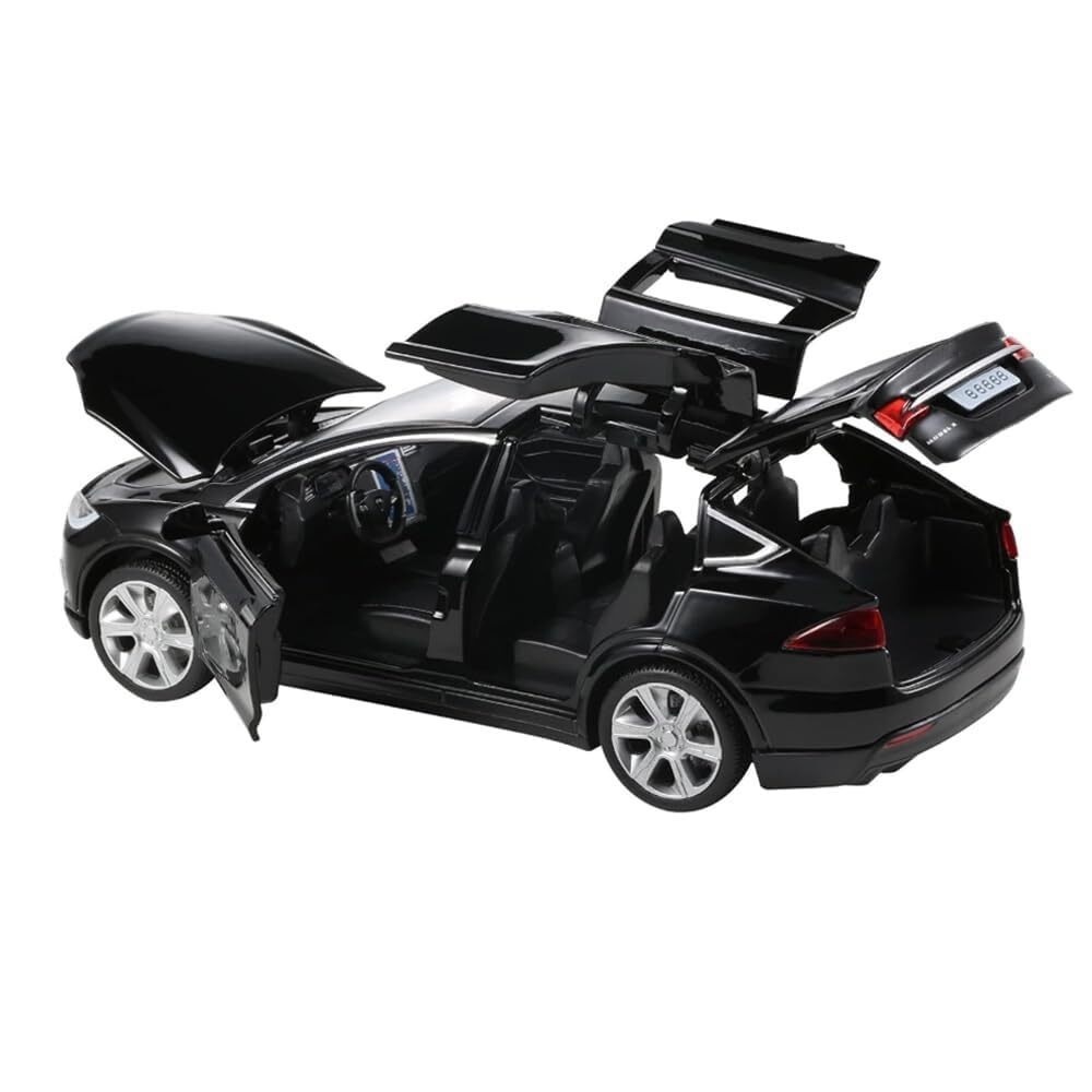 LIUJUAN 1:32 Model X Alloy Diecast Pull Back Toy Car with Open Doors ...