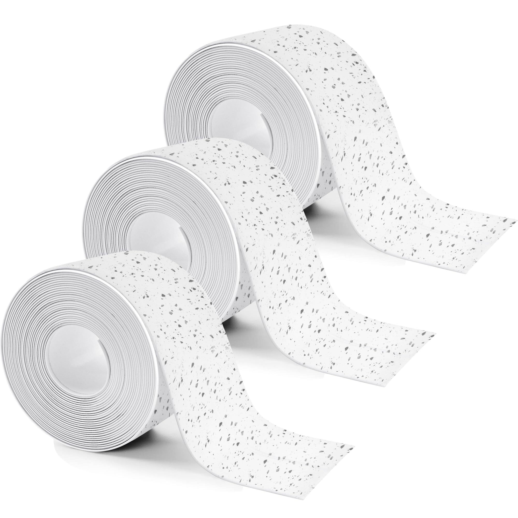 LIUJUAN 3 Rolls 10.5 Feet Caulk Tape Toilet Caulking Strip Self ...