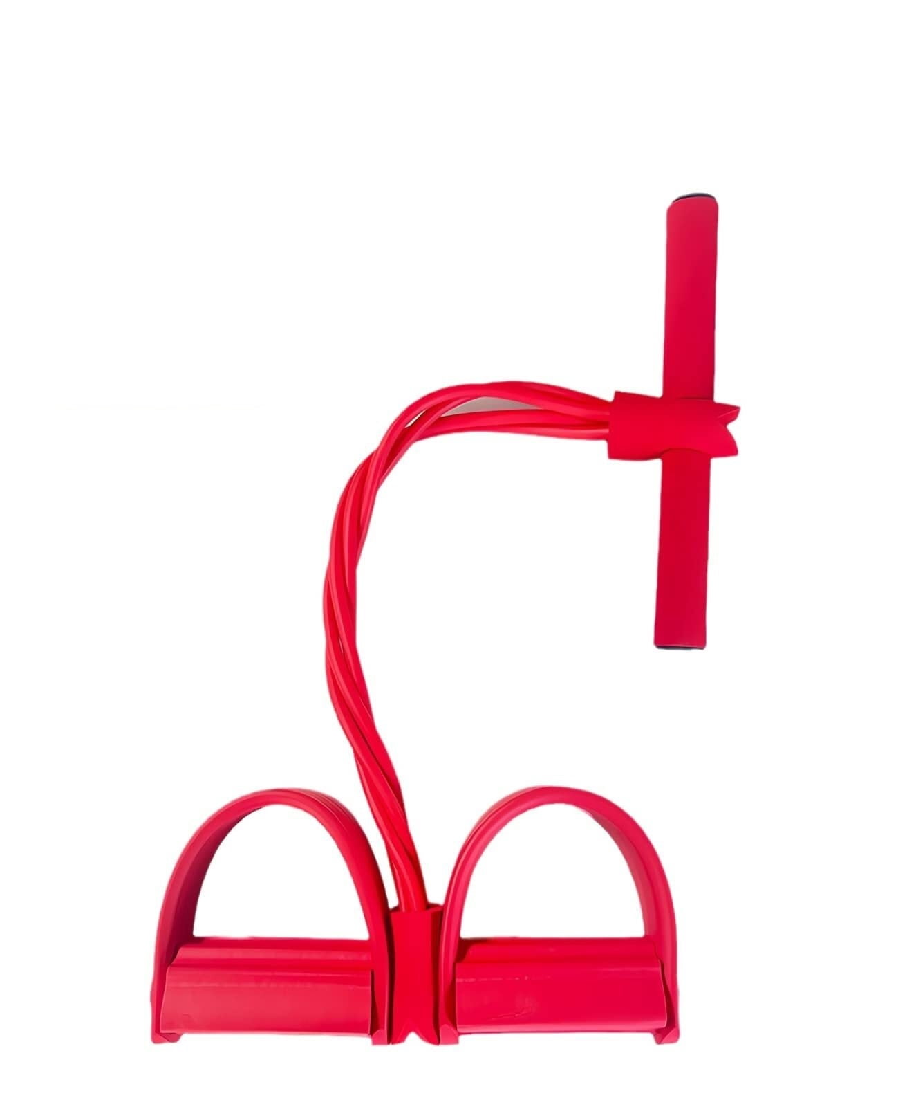 LIUJUAN 4 Tube Pedal Ankle Sit up Leg Stretch Rope Exercise Bands with ...