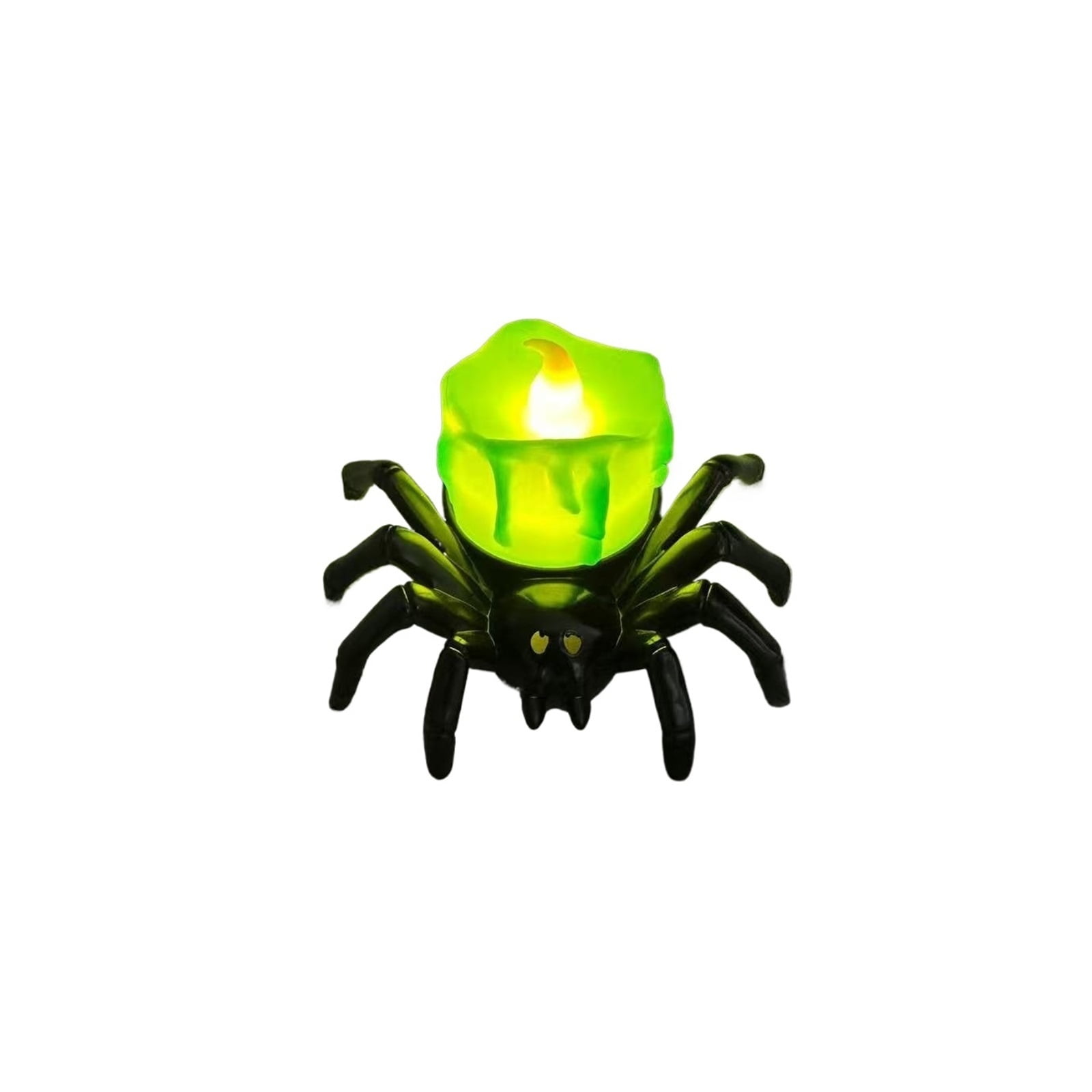 LIUJUAN Creepy Spider Halloween Decor Spooky LED Candle Light Safe ...