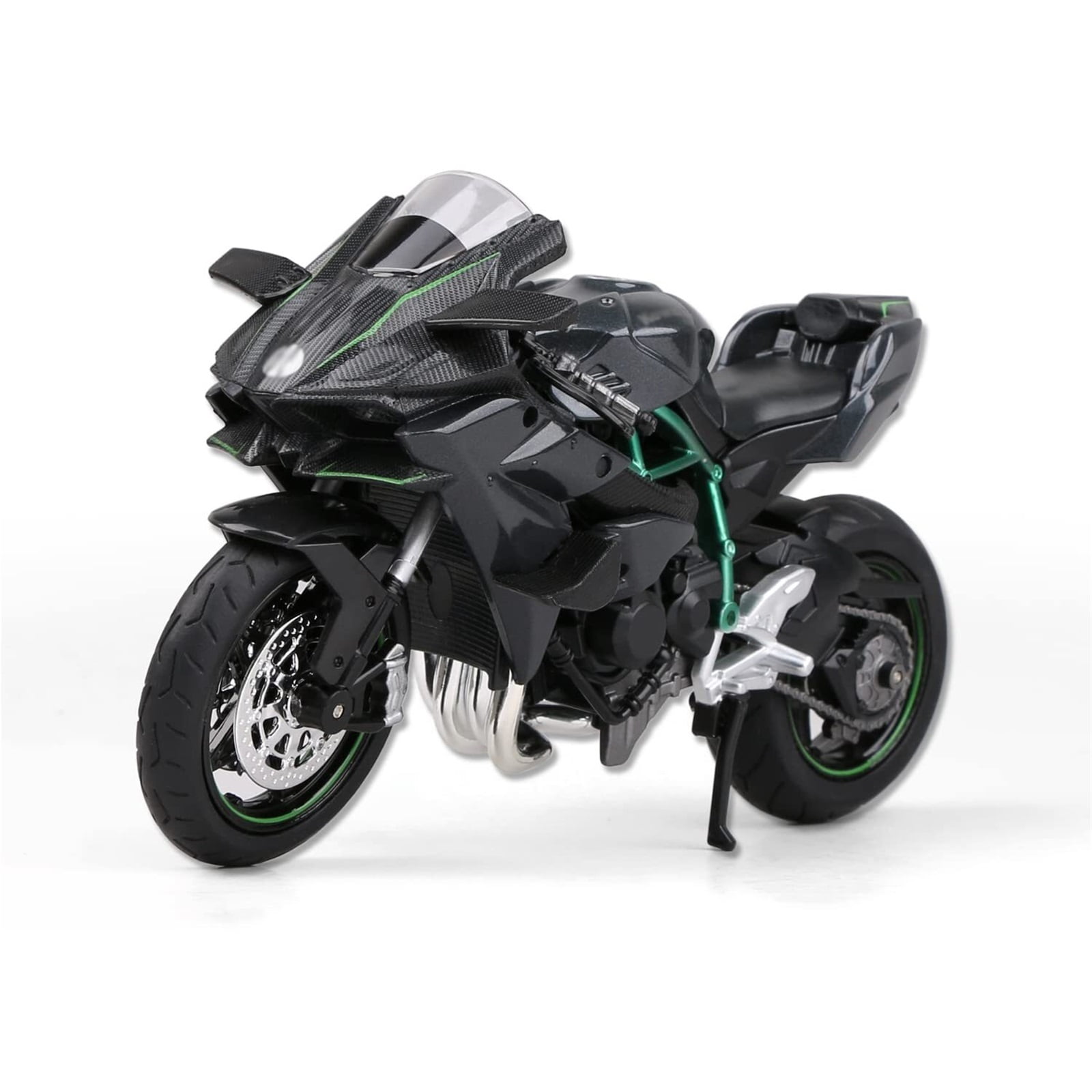 LIUJUAN Die Cast Motorcycle Model for Ninja H2R, Realistic Motorcycle ...
