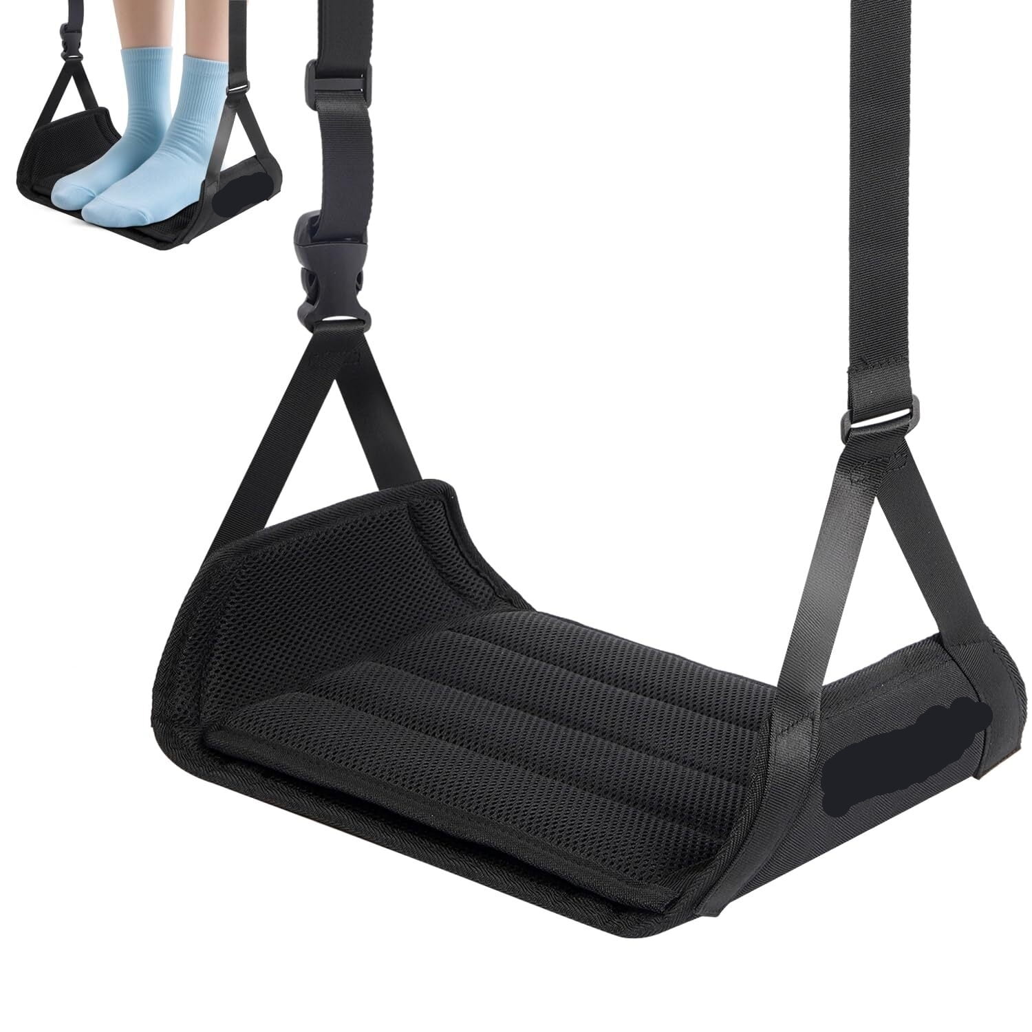LIUJUAN Foot Hammock for Plane Travel,Anti-Squeeze Airplane Foot Rest ...