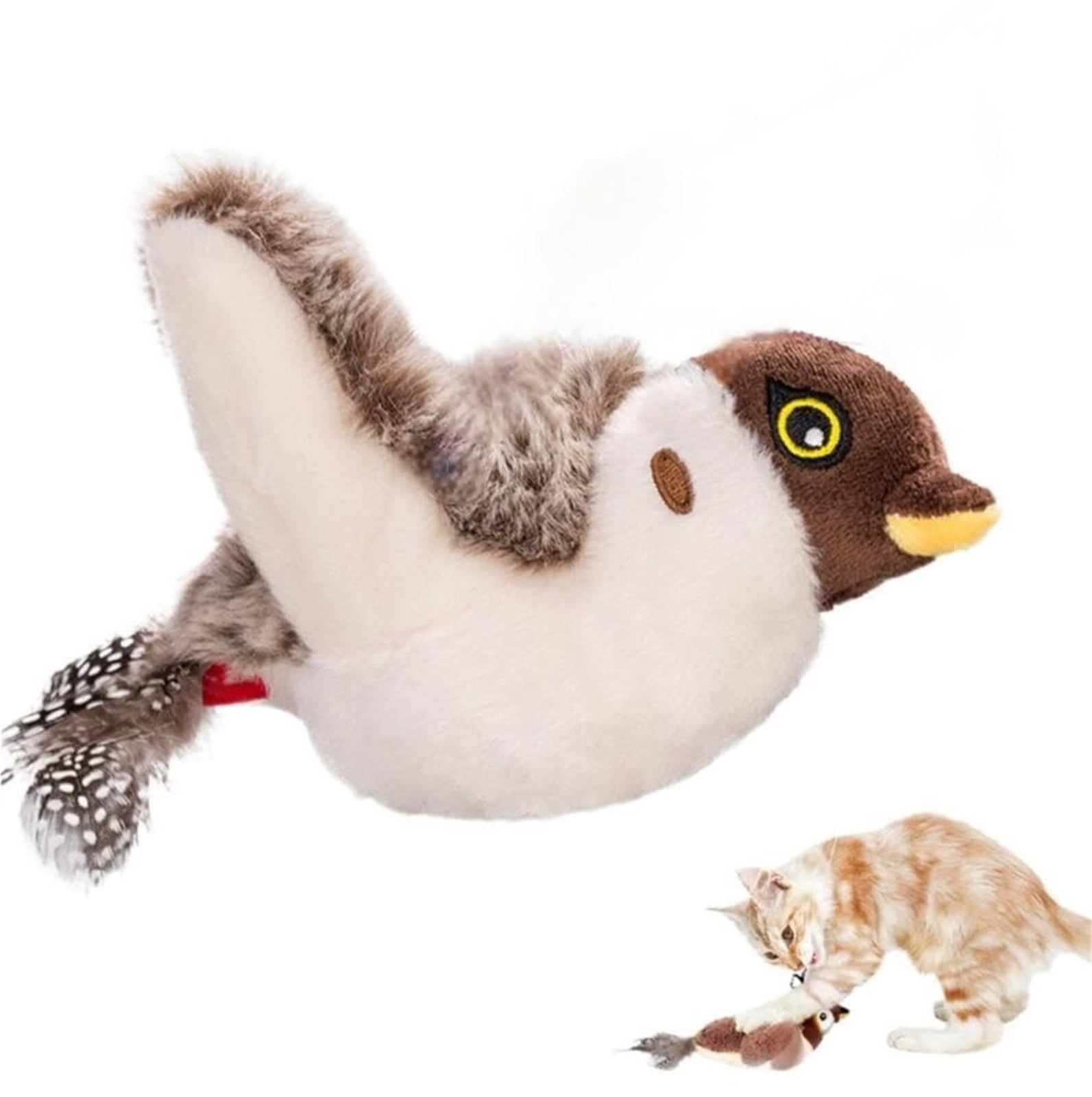 LIUJUAN Interactive Cat Toy with Flapping Wings, 2025 New Interactive ...