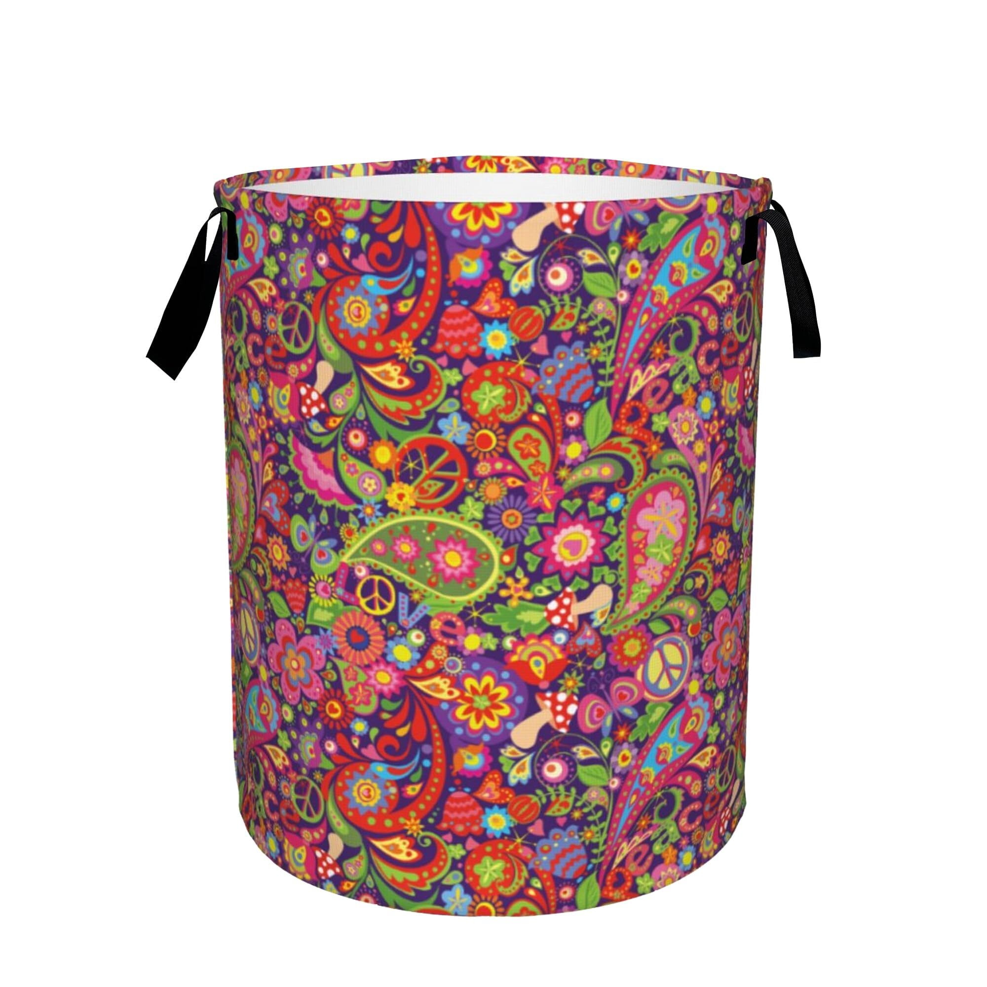 LIUJUAN Laundry Basket Foldable Waterproof Oxford Cloth With Handles ...