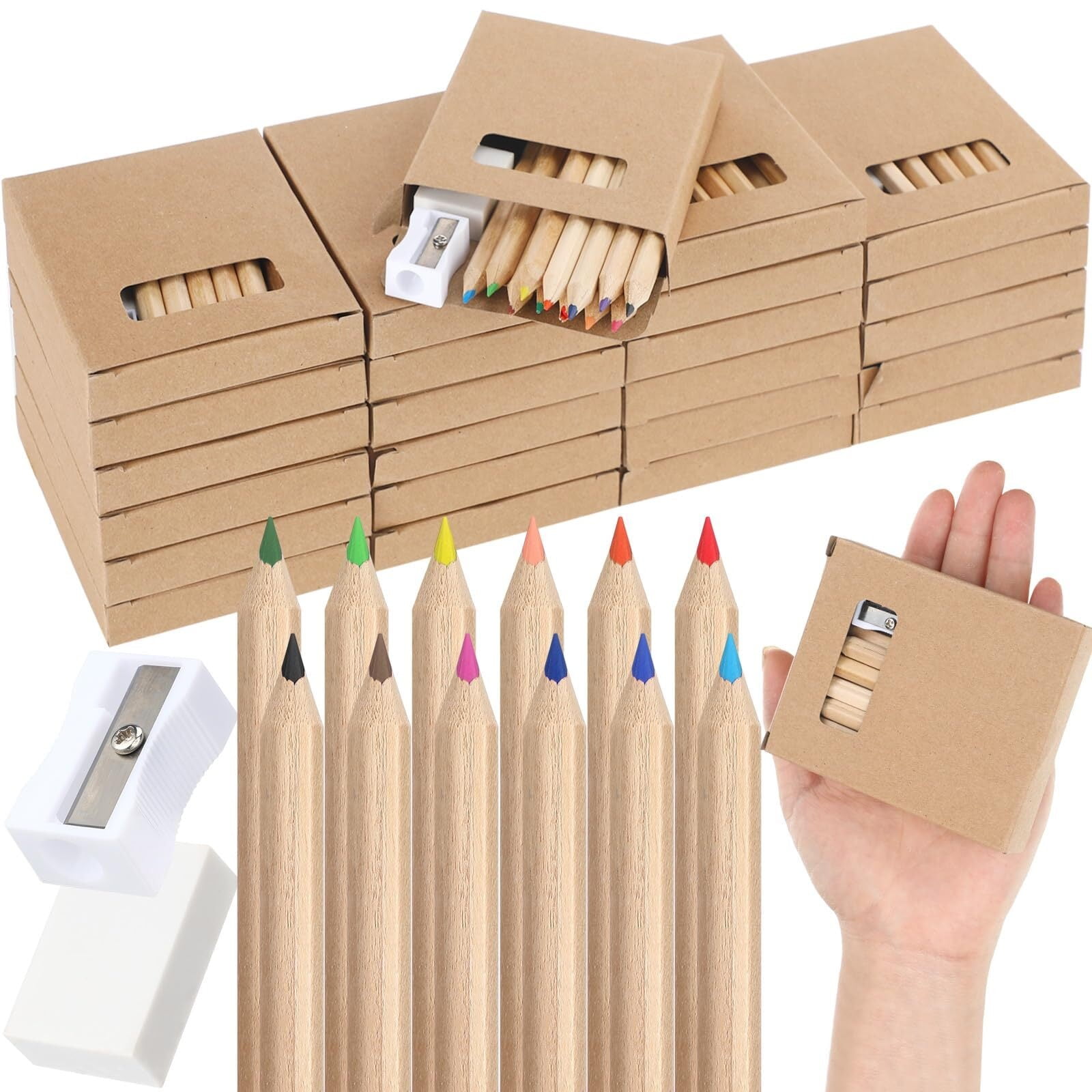 LIUJUAN Mini Drawing Class Colored Pencil Bulk for Kid in Back to ...