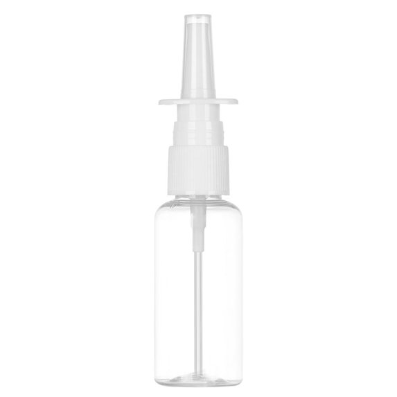 LIUJUAN Plastic Pump Refillable Container Transparent White Empty Nasal ...