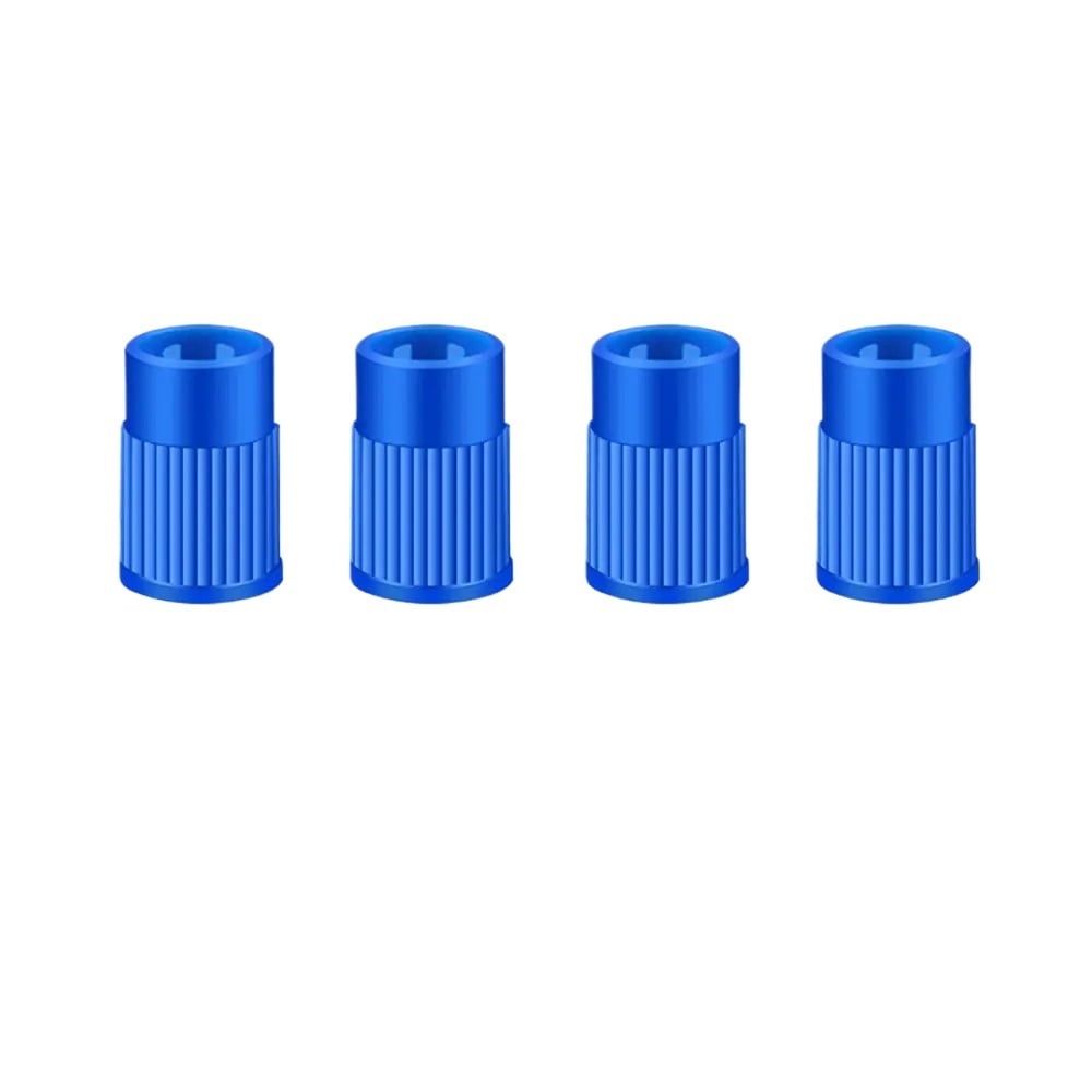LIUJUAN Plastic Tire Valve Caps Built-in Valve Core Remover Tool ...