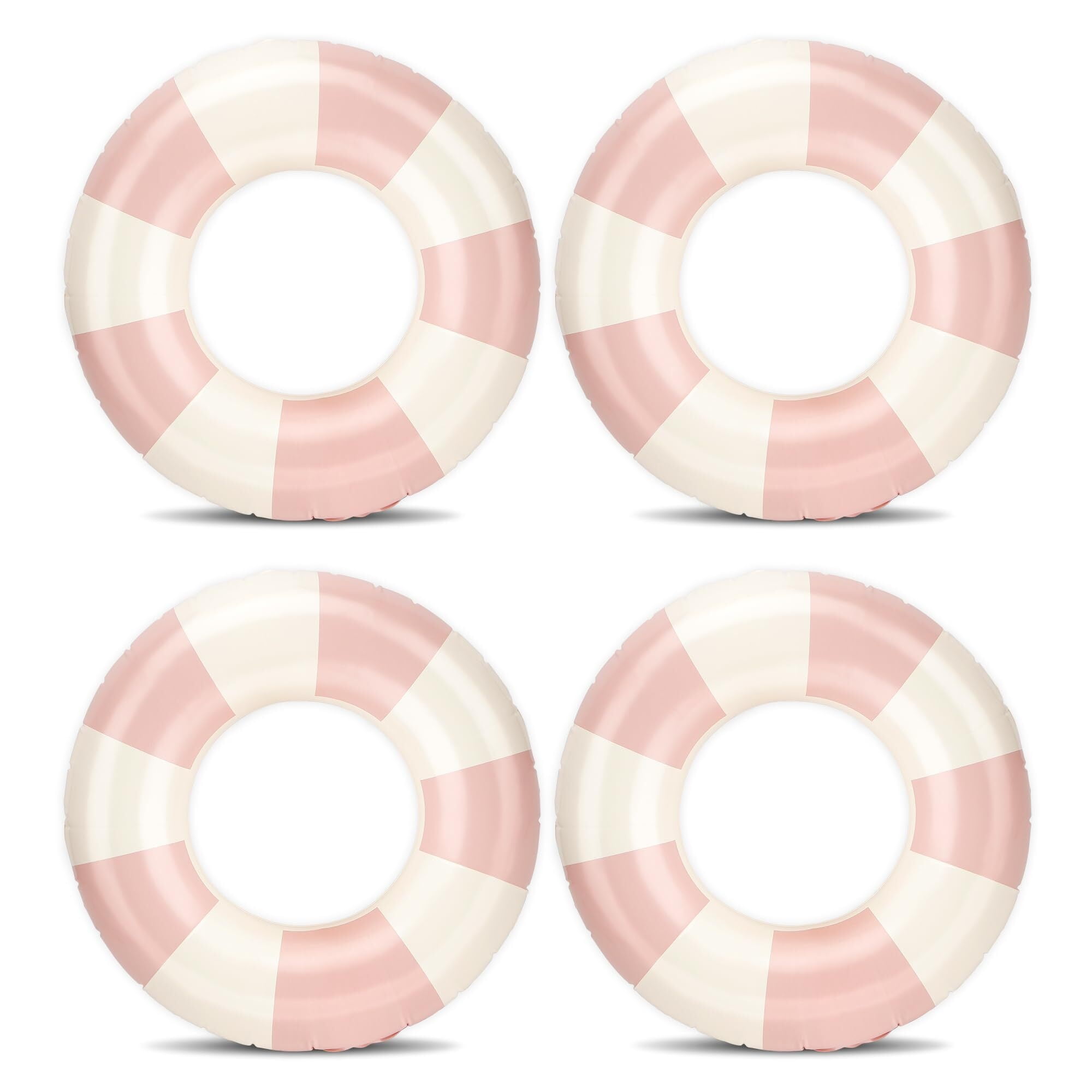 LIUJUAN Pool Floats Kids, 2 Pack Pool Tubes, Inflatable Swim Rings ...