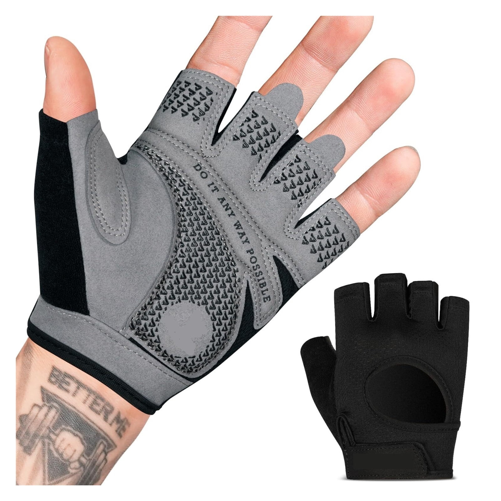 LIUJUAN Workout Gloves for Men and Women with Full Padding for Gym ...