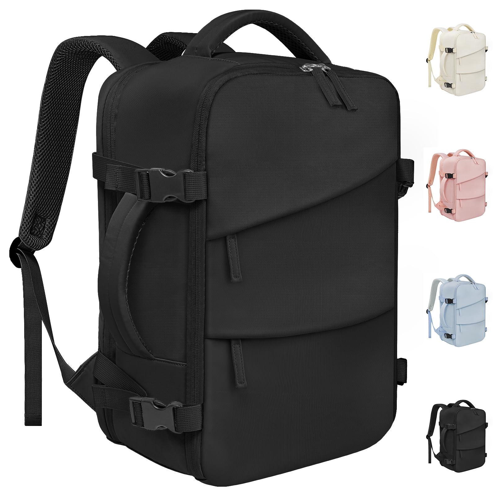 LIUJUN Travel Backpack For Women Men Airline Approved Carry On Backpack ...