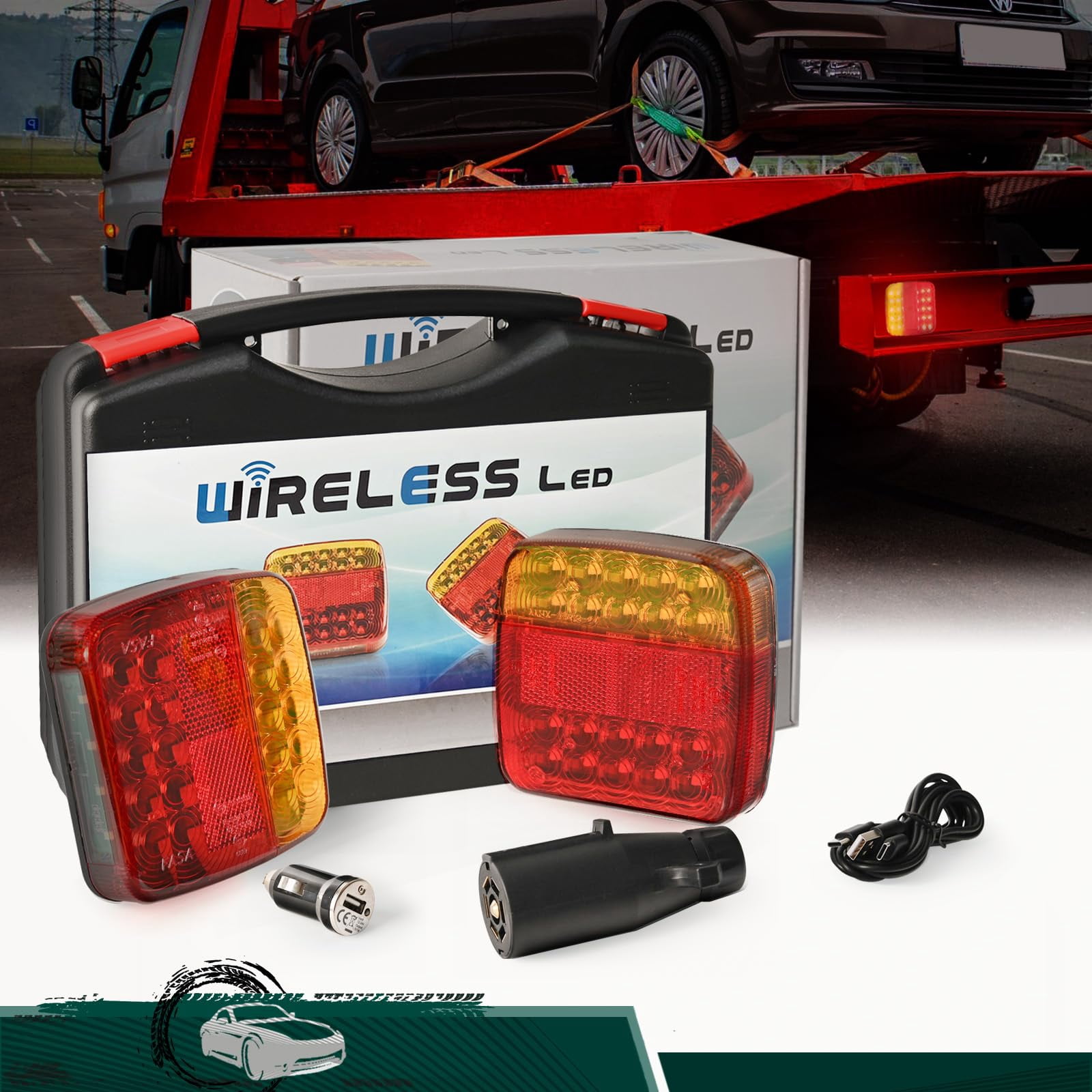 LIULANGXY 2025 Upgrade Wireless SSF20 Trailer Lights, Magnetic LED ...