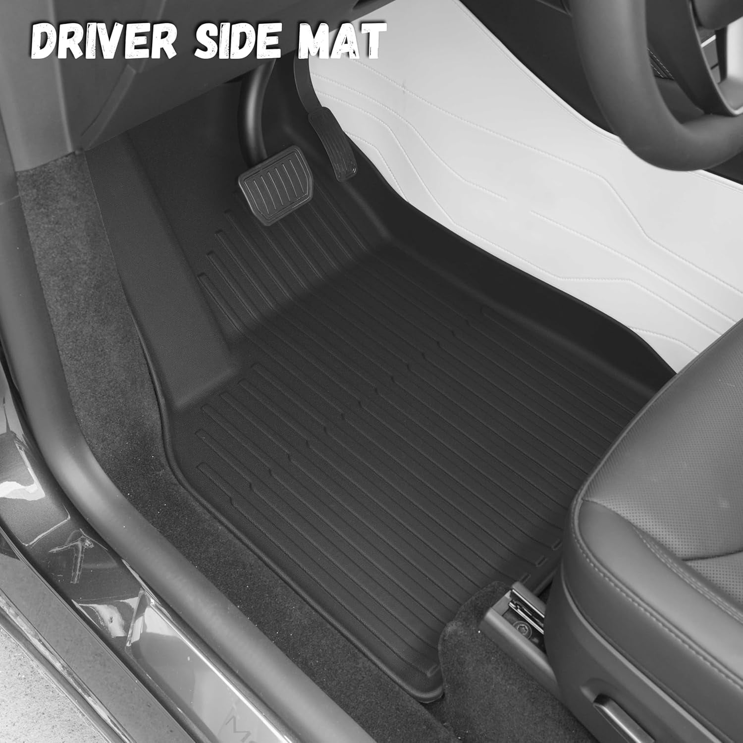LIUYANG Floor Mats Trunk Mat Fit for 2025 2026 Tesla Model Y Juniper (5 ...