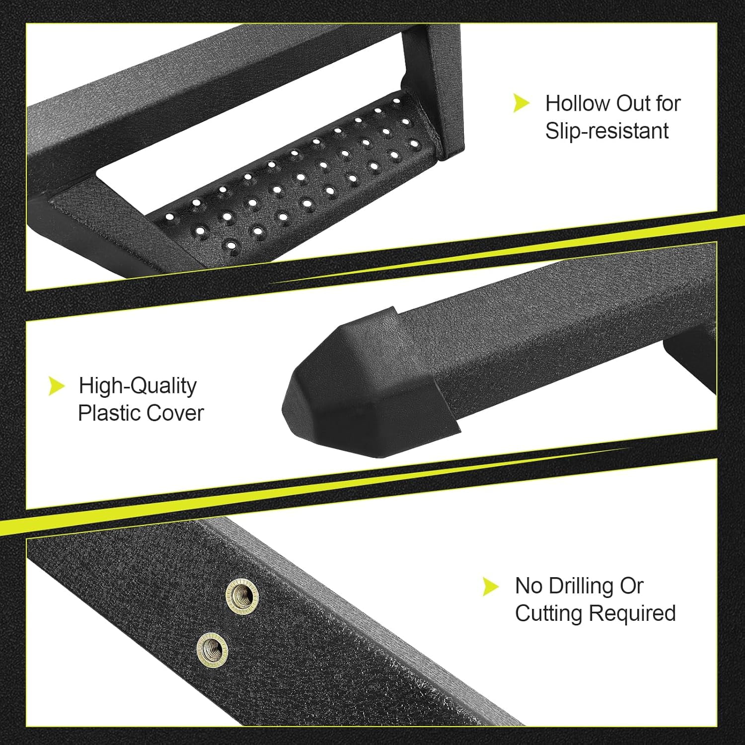 LIUYANG Running Boards Compatible with 2015-2025 Chevy Colorado/GMC ...