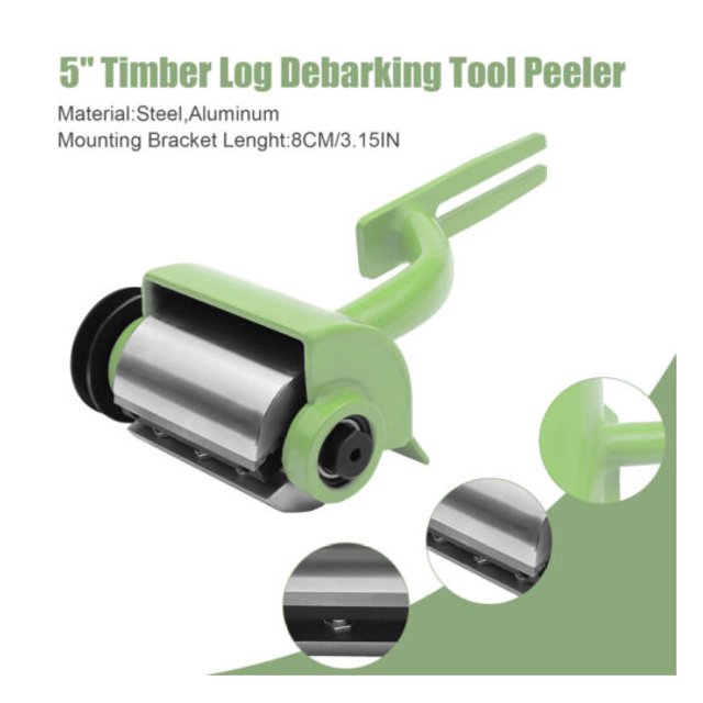 LIUYUDIY 10" x 5" Log Peeler Planer Tool Chainsaw Debarker Tools MS170 ...